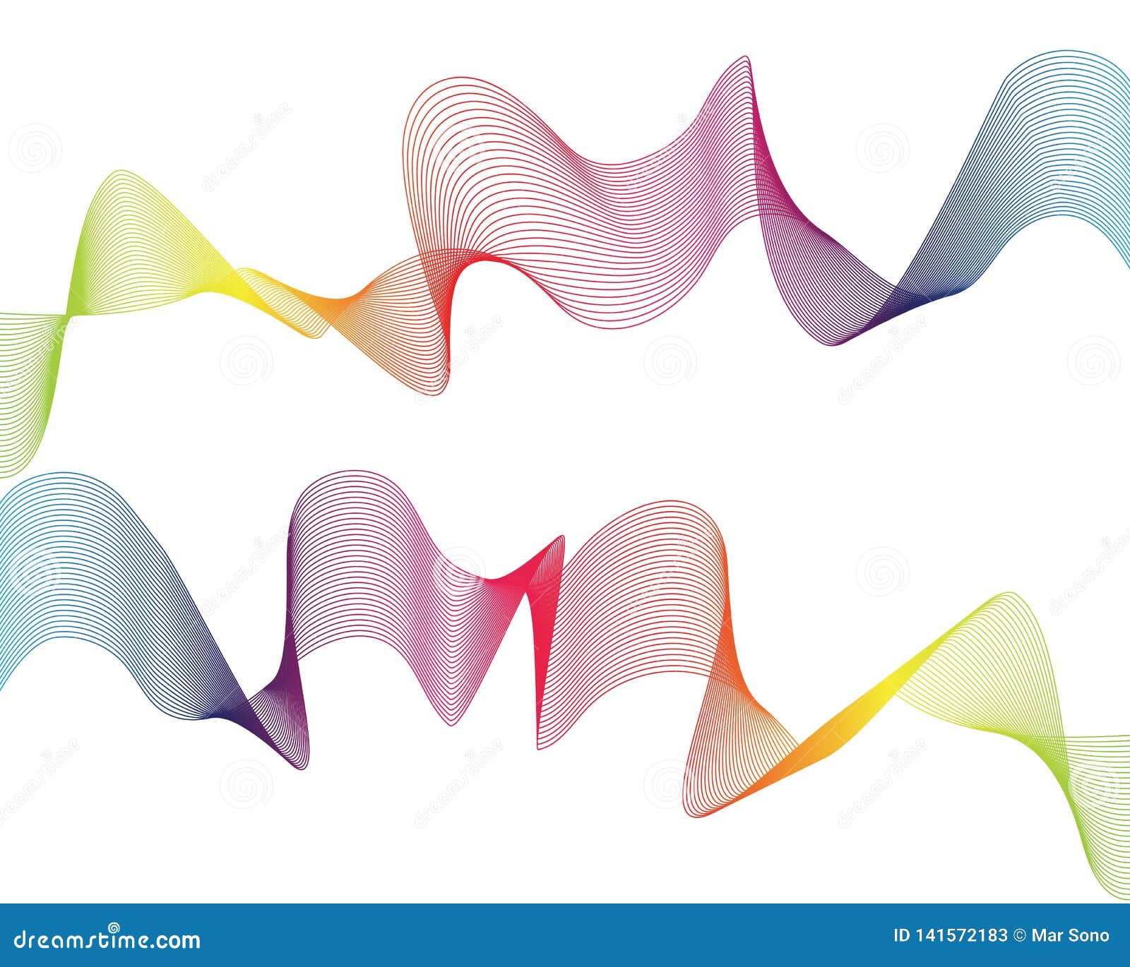 Wave Line Abstrack Background Vectors Stock Vector - Illustration of ...