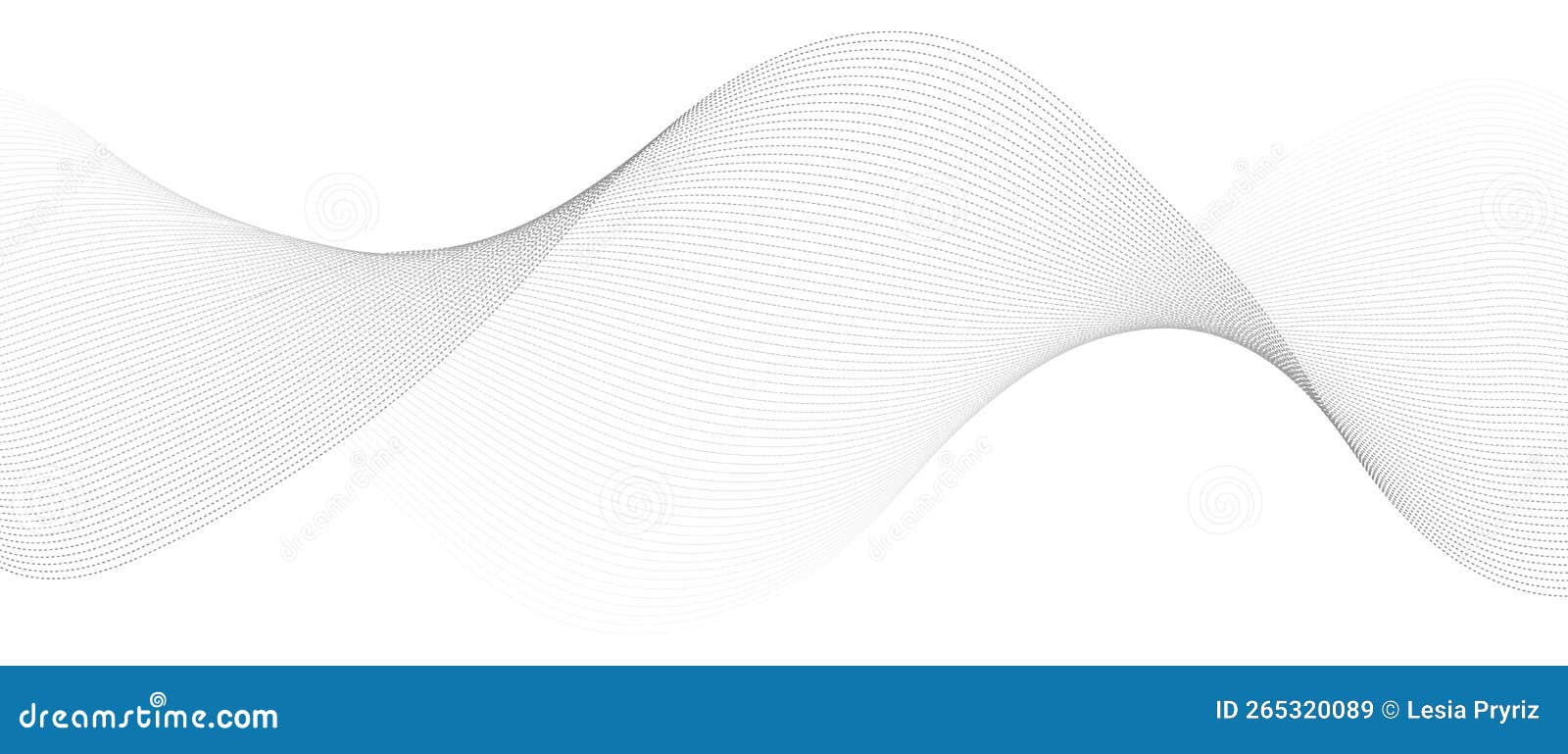 Wave Line Background with Smooth Shape Stock Illustration ...