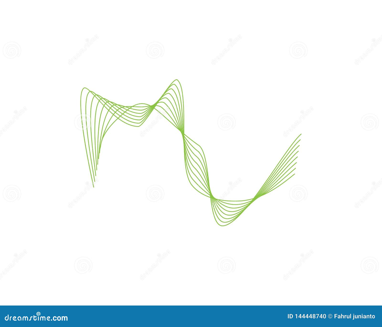 Wave Line Color Logo Vector Stock Vector - Illustration of business ...