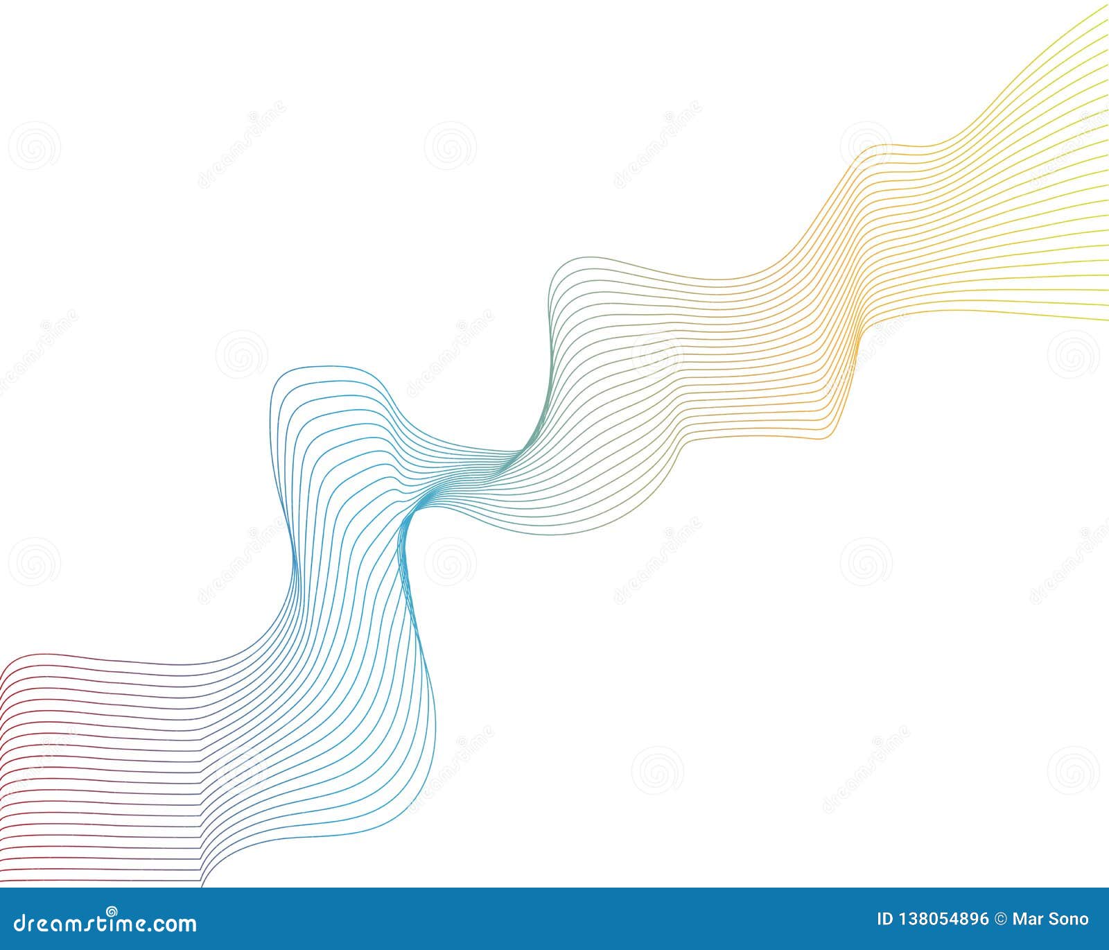 Wave Line Graphic Illustration Vector Stock Vector - Illustration of ...