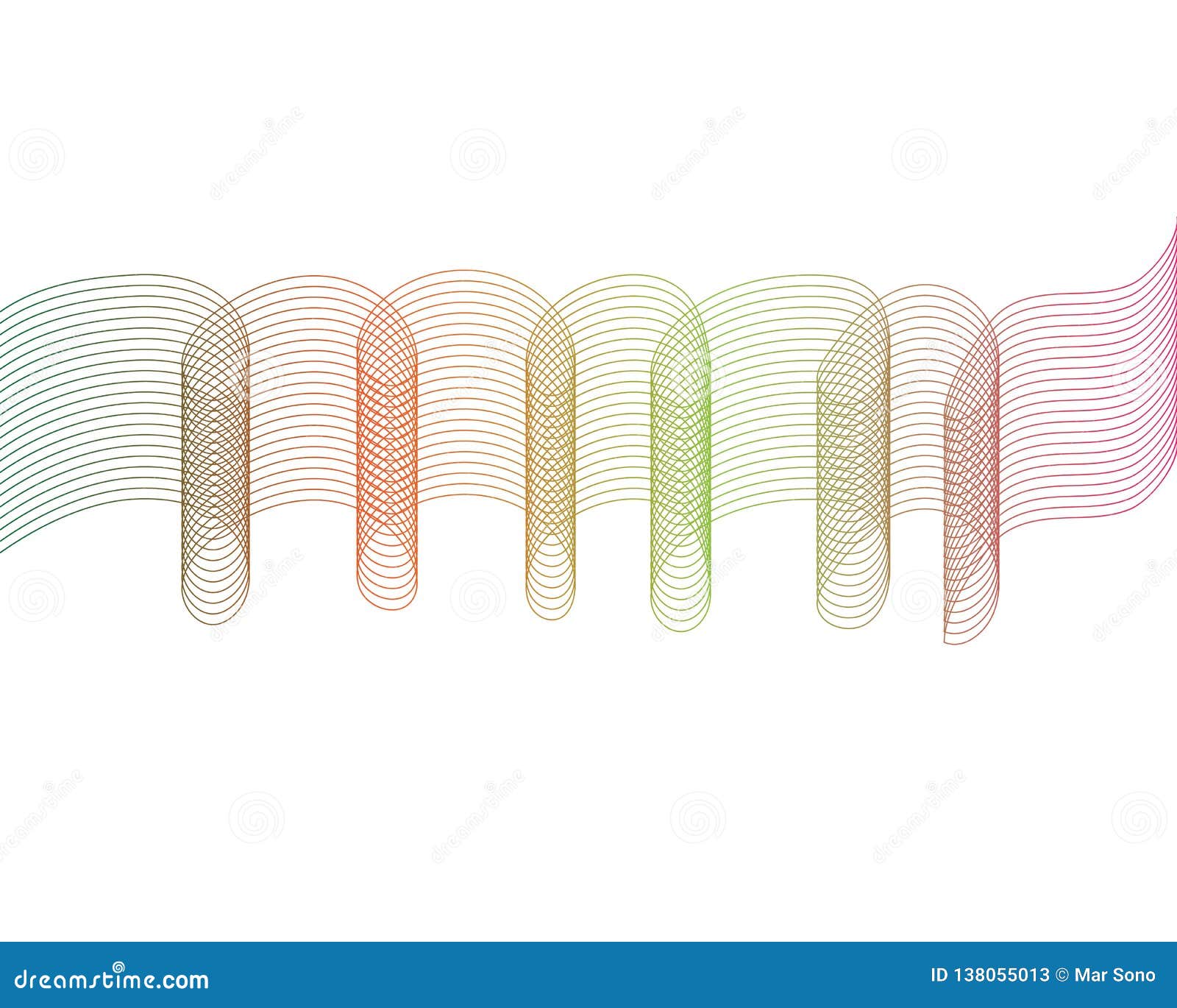 Wave Line Graphic Illustration Vector Stock Vector - Illustration of ...