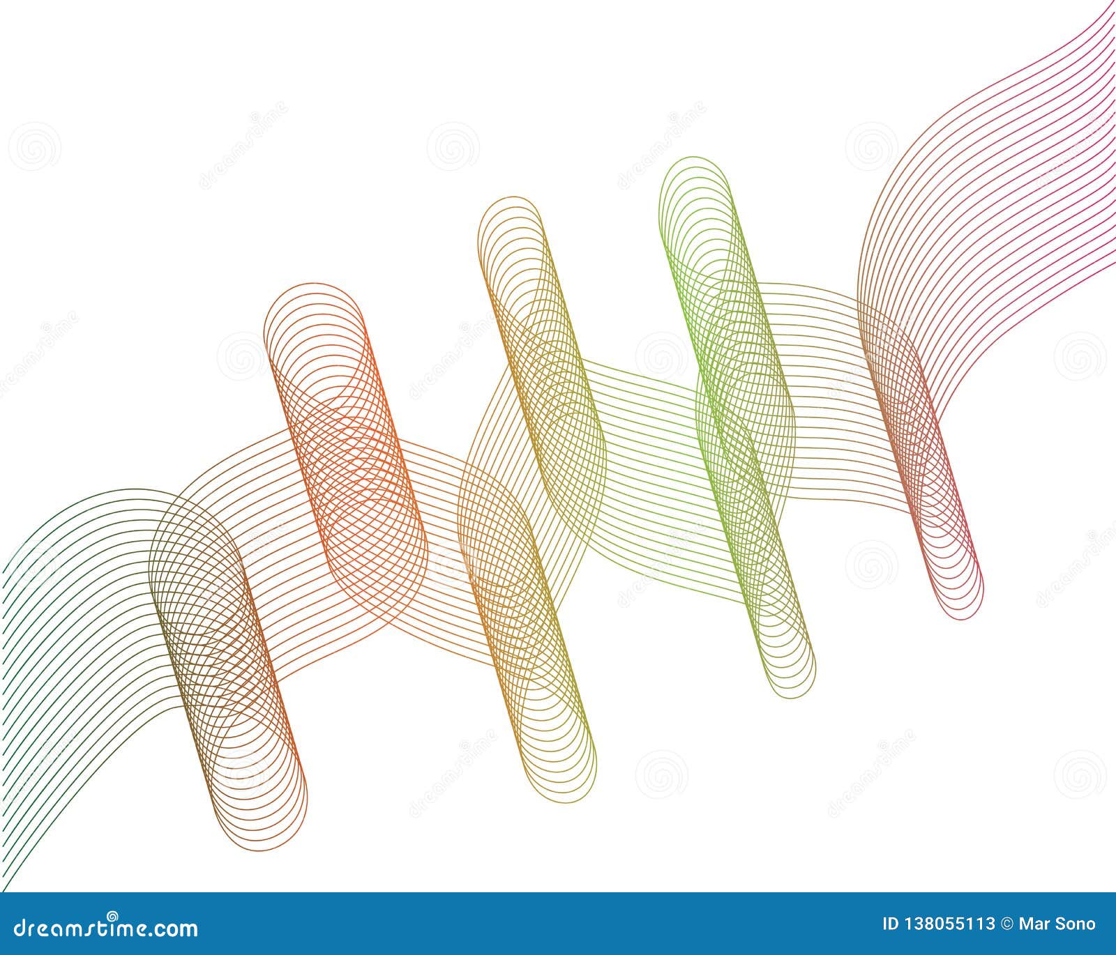Wave Line Graphic Illustration Vector Stock Vector - Illustration of ...