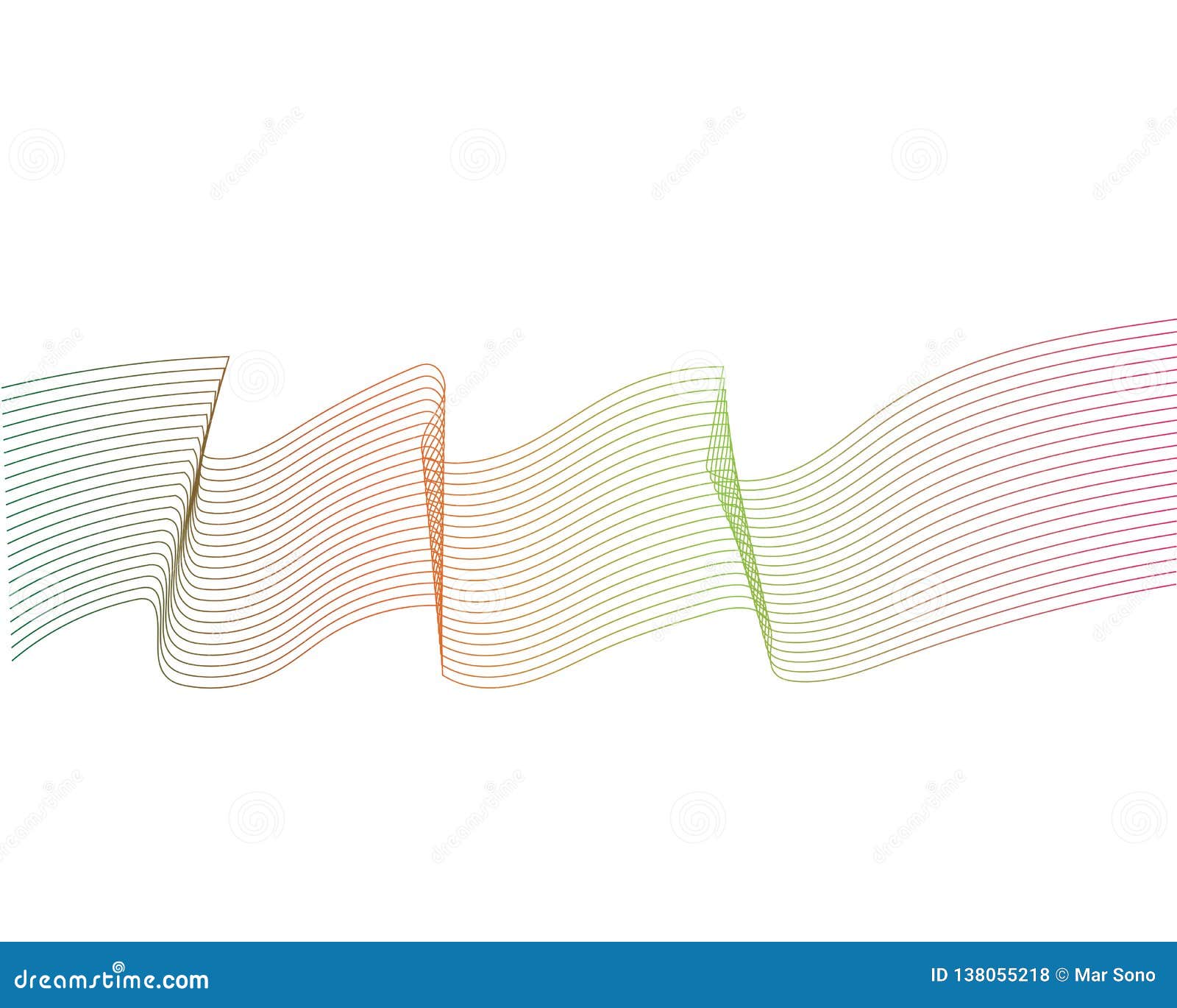 Wave Line Graphic Illustration Vector Stock Vector - Illustration of ...