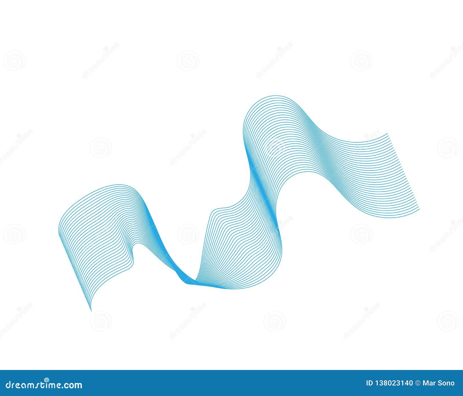 Wave Line Illustration Vectors Stock Vector - Illustration of color ...