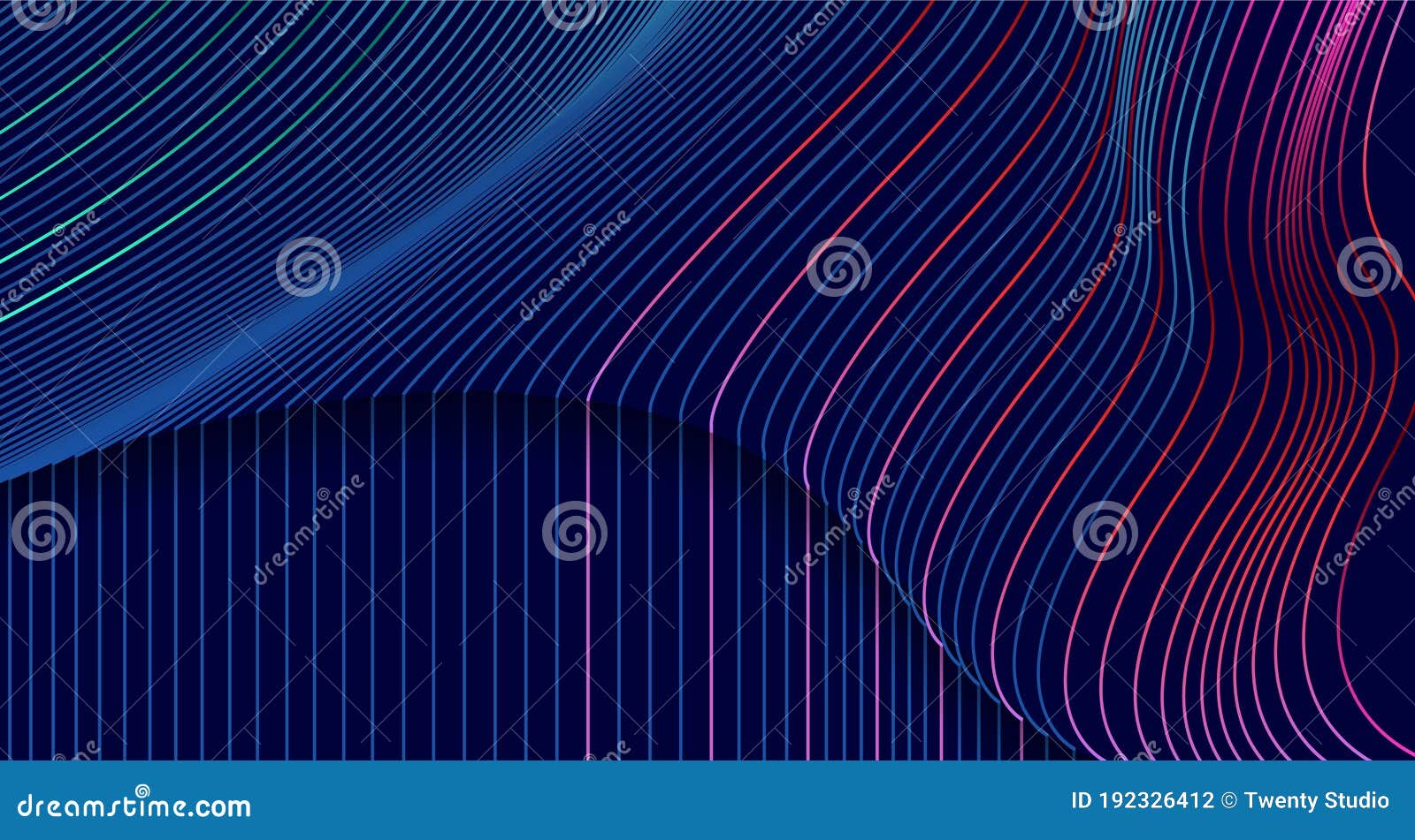 Wave Line Modern Background Purple Stock Vector - Illustration of line ...