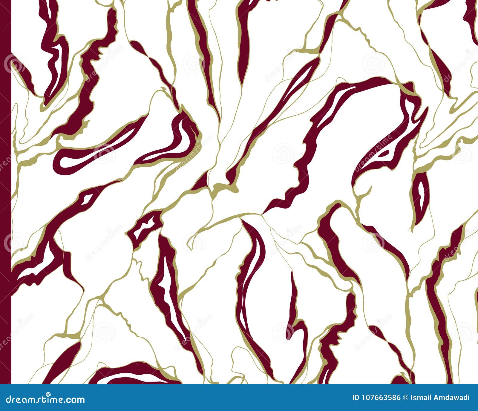 Wave Line Print Textile Design Stock Illustration - Illustration of ...