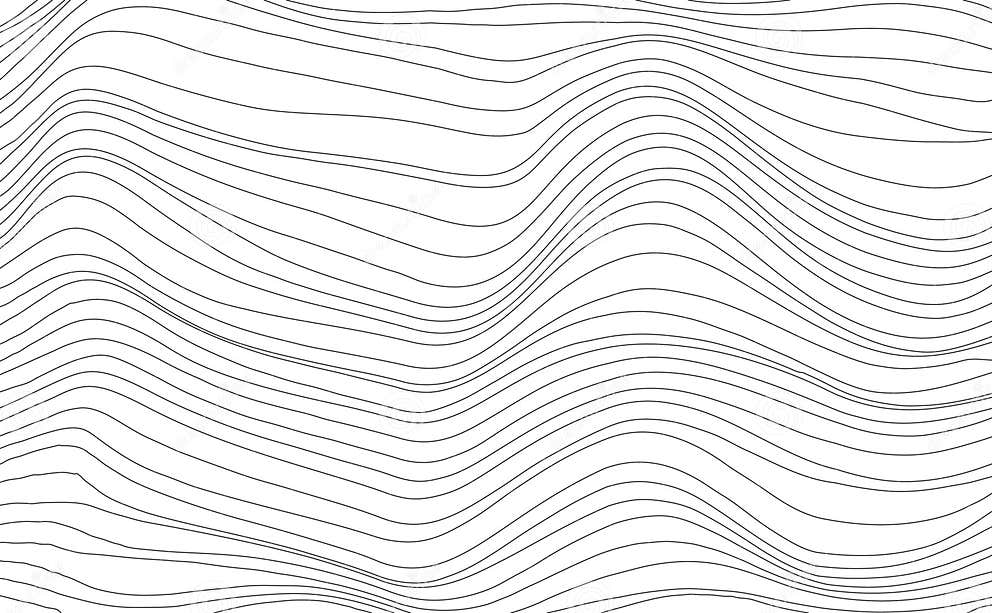 Wave Line Texture Stripe Background Stock Vector - Illustration of ...