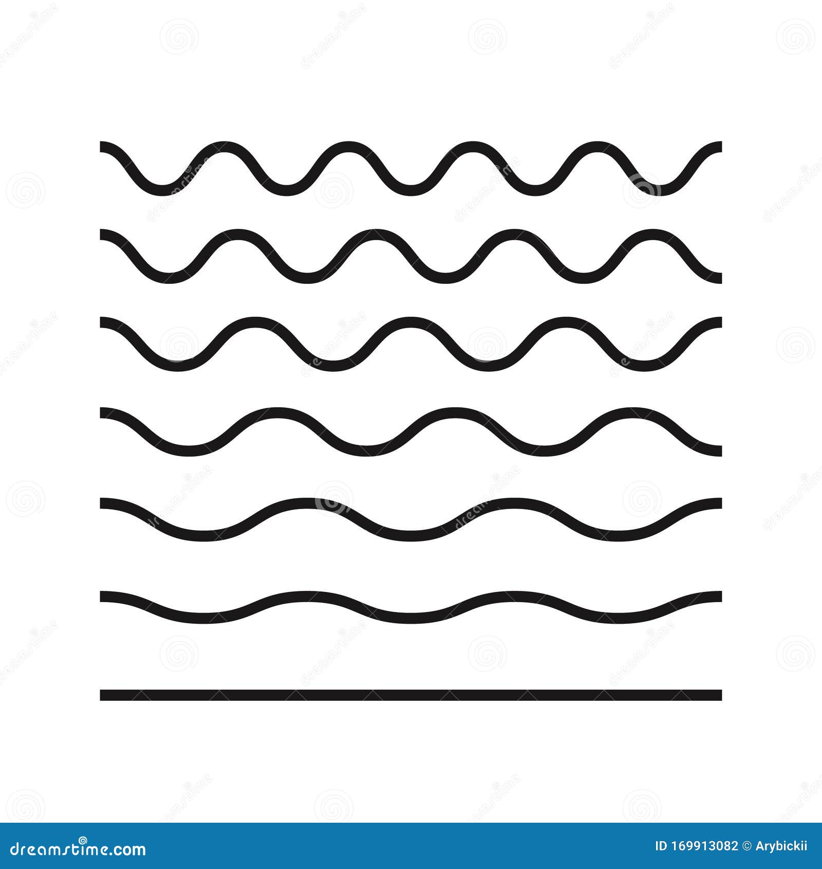 Wave Line and Wavy Zigzag Pattern Lines. Vector Stock Vector ... Wave Line and Wavy Zigzag Pattern Lines. Vector Stock Vector ...