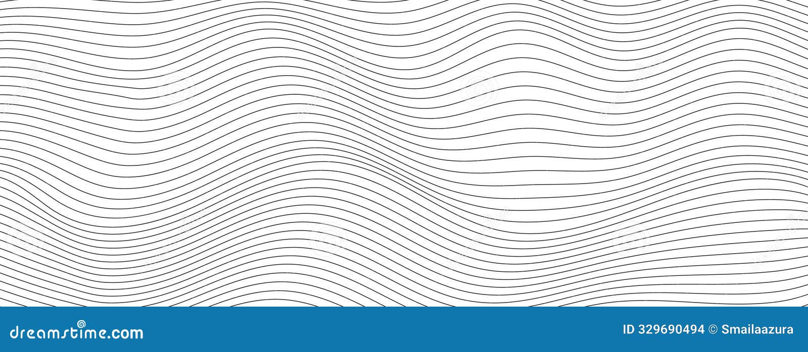Wave Lines Abstract Background, Black Thin Wavy Stripes with Movement ...