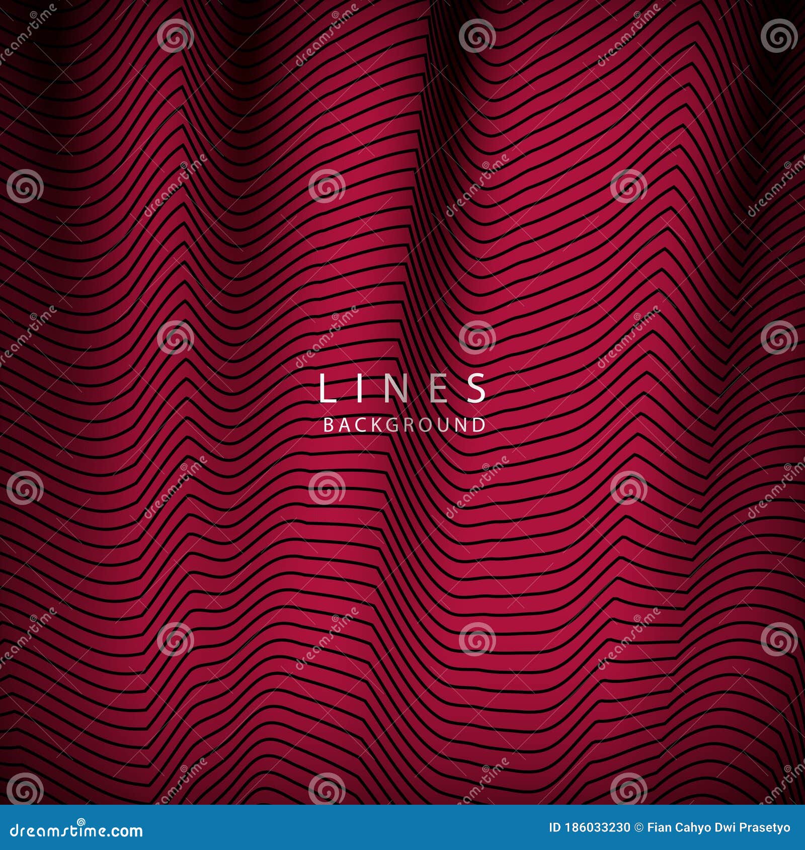 Wave Lines Pattern An Abstract Stripe Background Vector Stock Vector