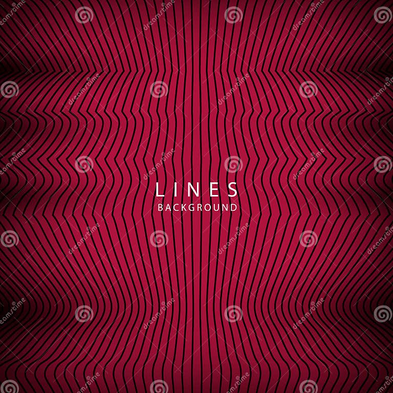 Wave Lines Pattern An Abstract Stripe Background Vector Stock Vector Illustration Of Blend