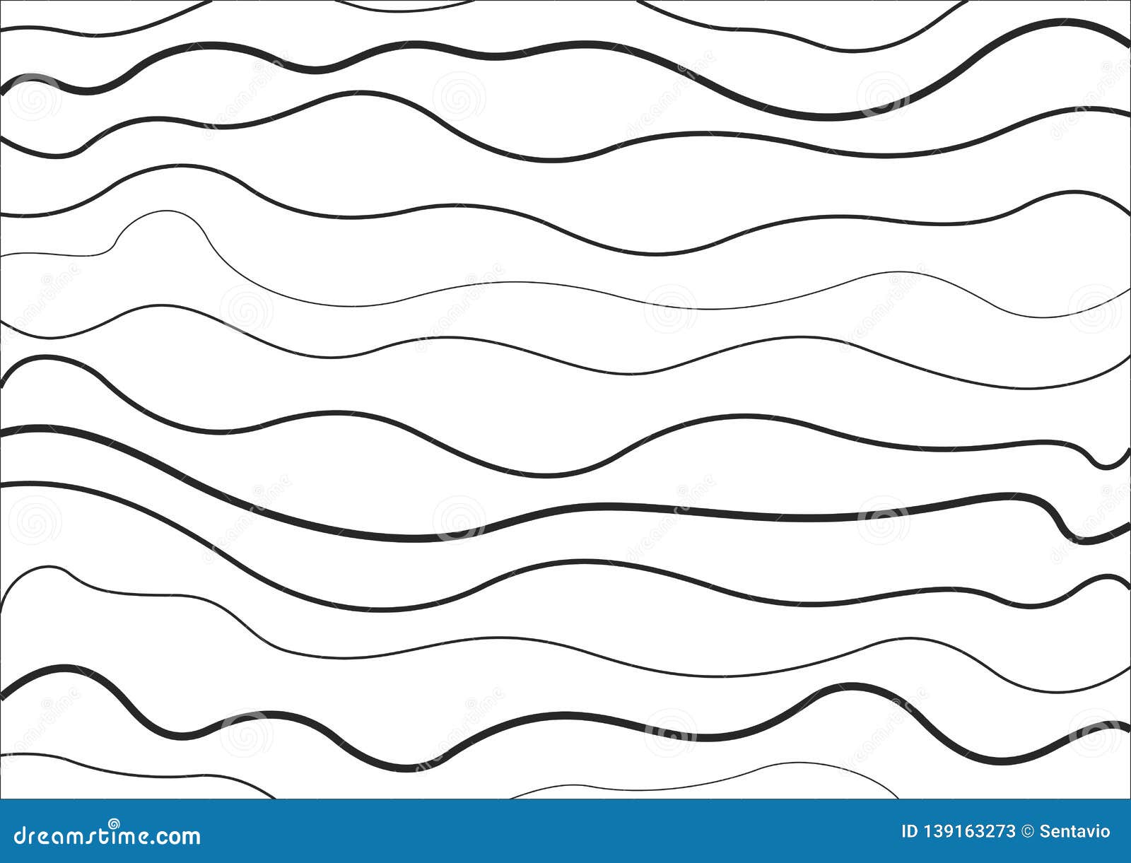 Wave Lines White Background Abstract Design Vector Stock Vector ...