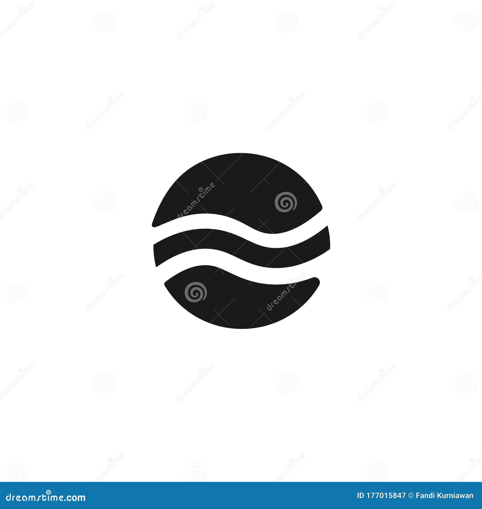 Wave Logo Design Inspiration, Vector Illustration Stock Vector ...