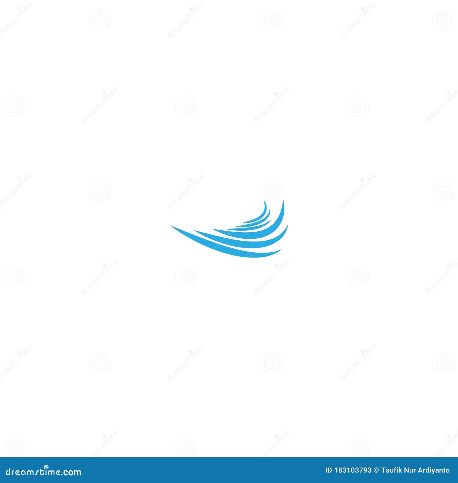 Wave logo icon set stock vector. Illustration of fresh - 183103793