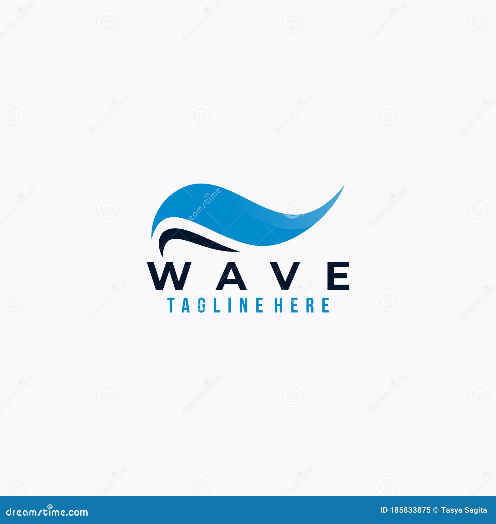 Wave Logo Icon Vector Isolated Stock Vector - Illustration of category ...