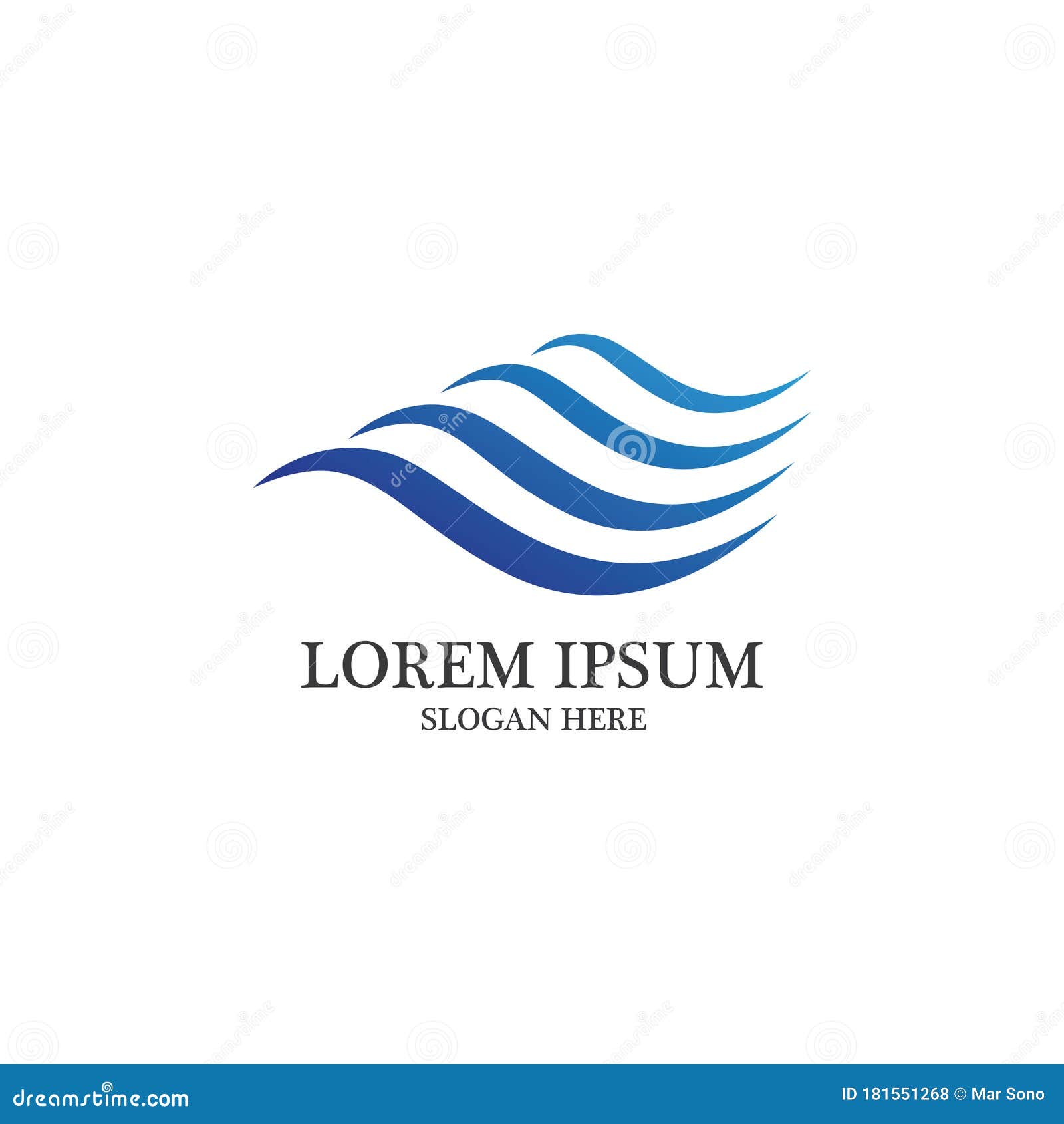 Wave Logo and Symbol Vector Image Stock Vector - Illustration of ...