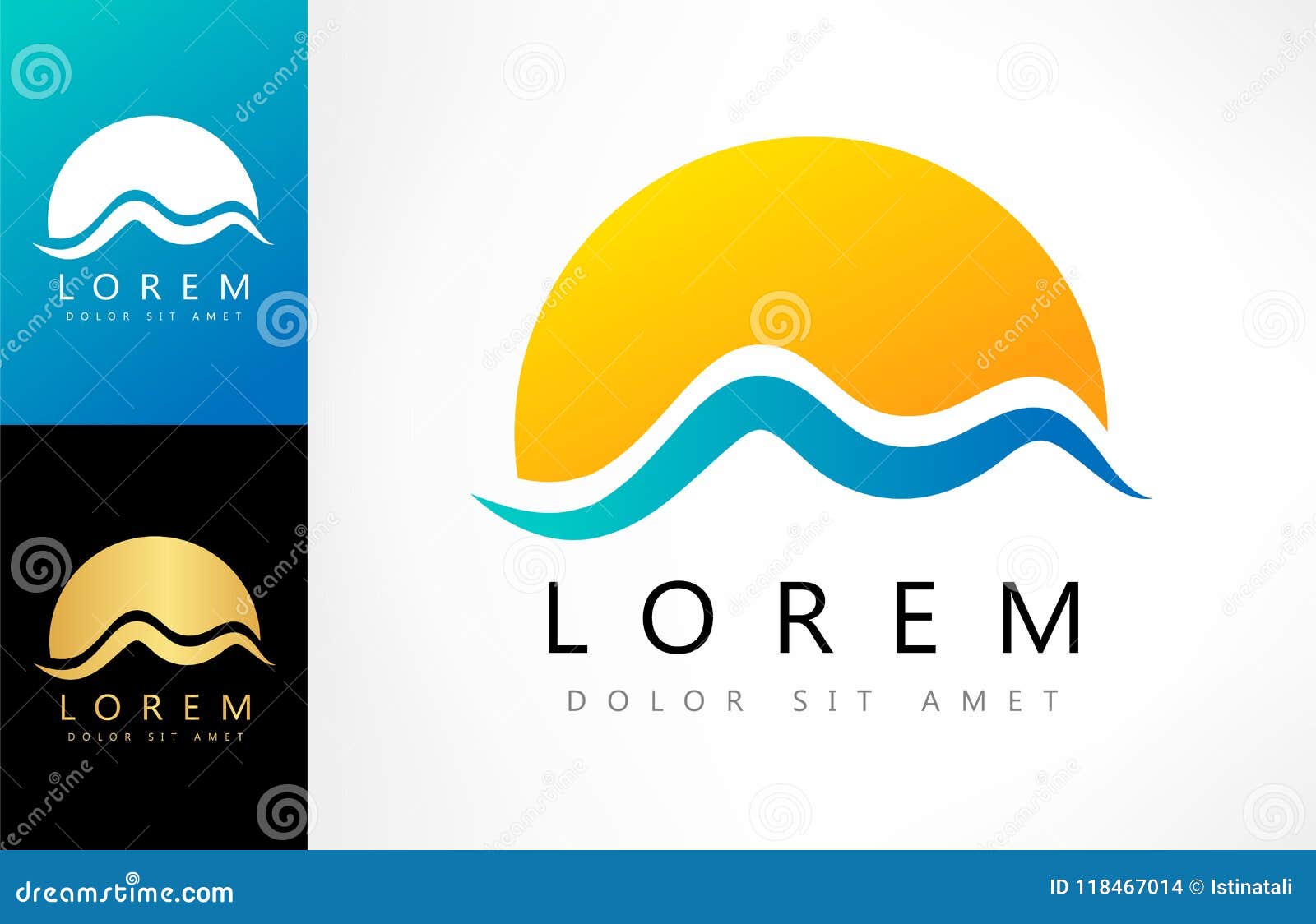 Wave vector logo stock vector. Illustration of summer - 118467014
