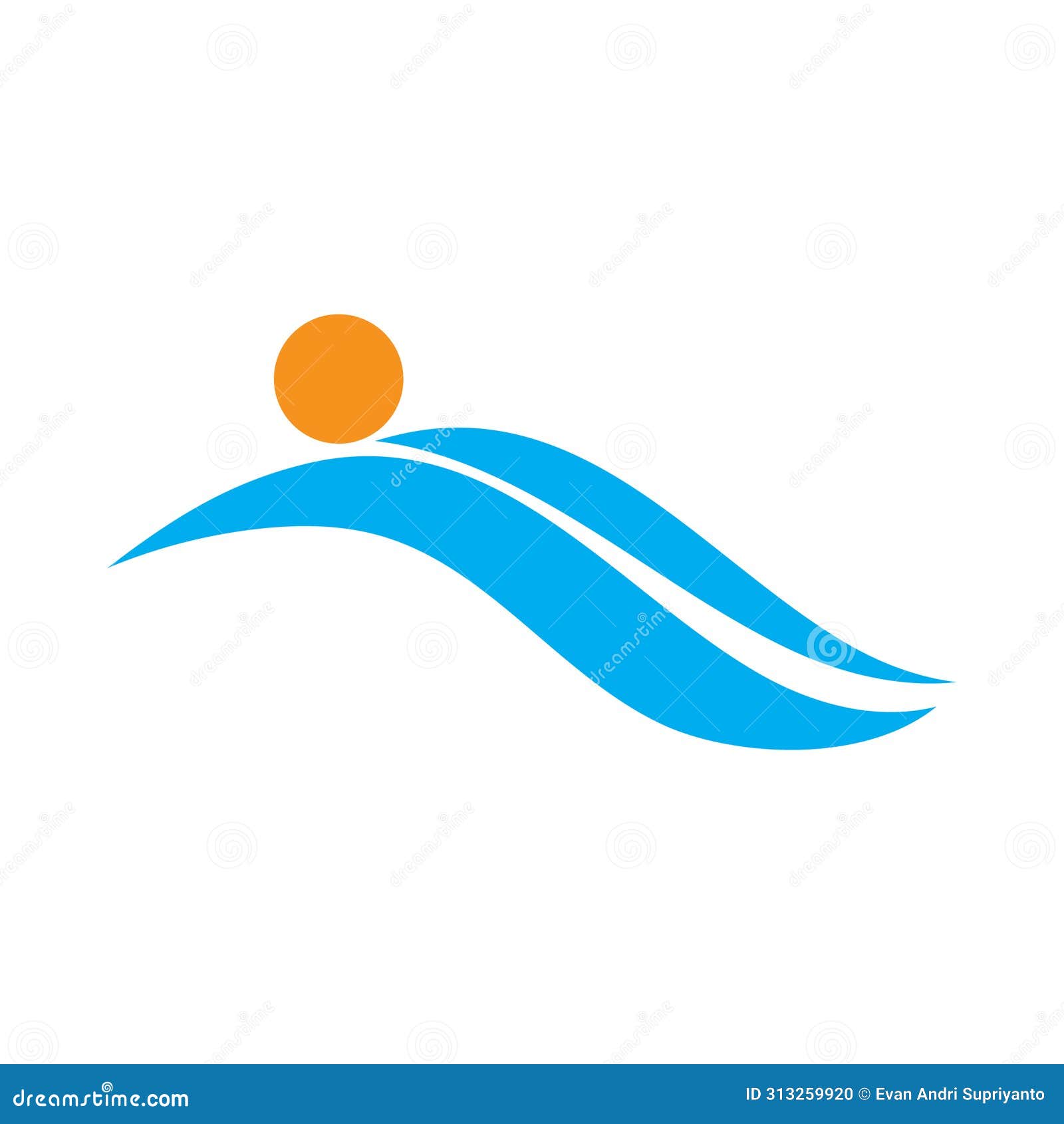 Wave Logo Vector Template Symbol Design Stock Vector - Illustration of ...