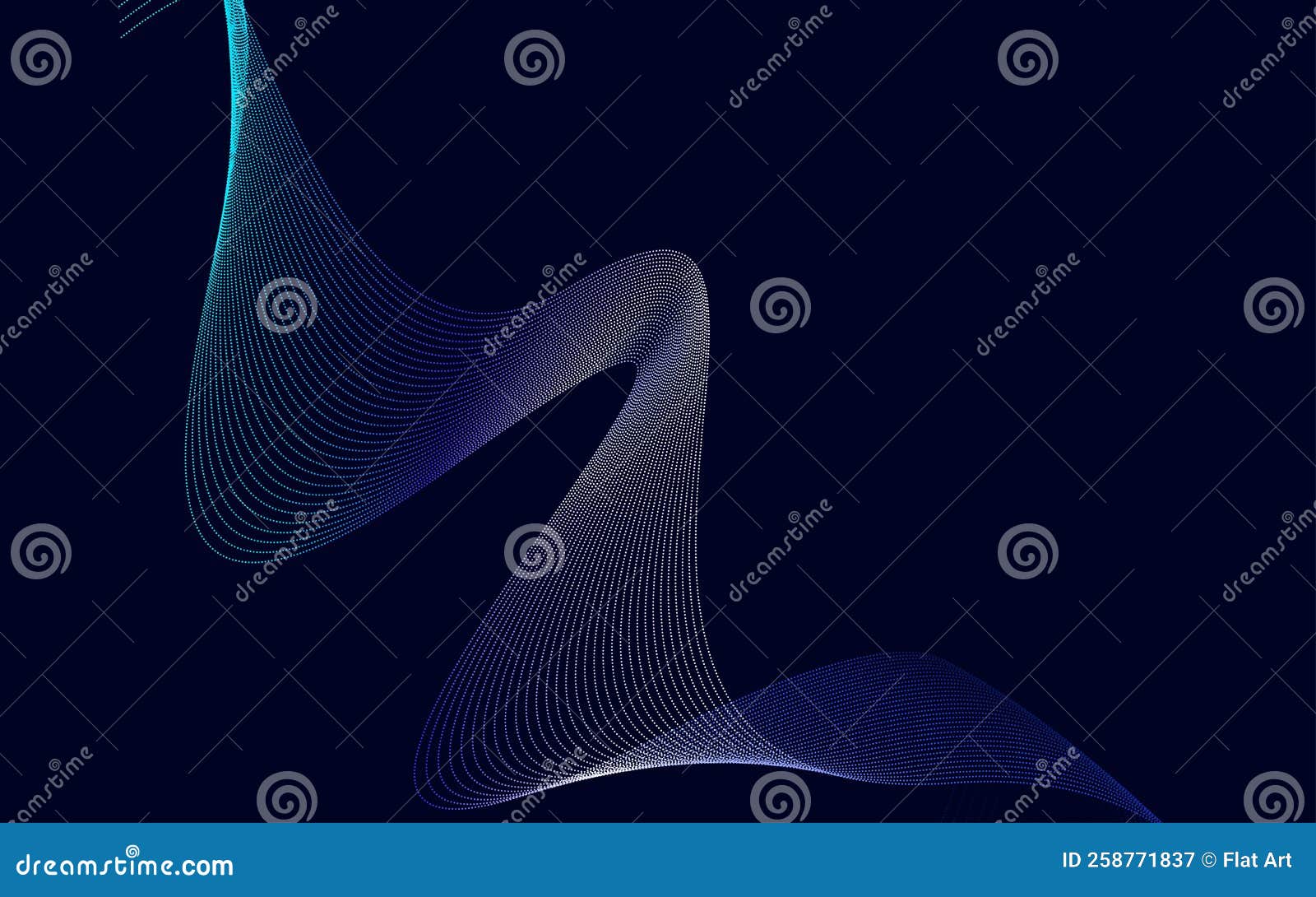 Wave of the Many Colored Lines. Abstract Wavy Stripes Background ...