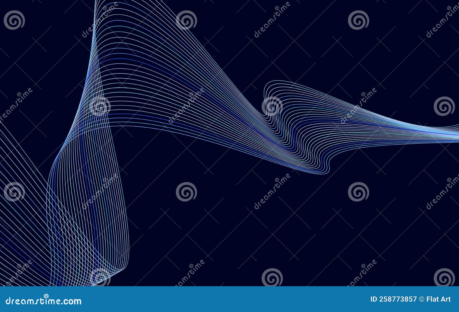 Wave of the Many Colored Lines. Abstract Wavy Stripes Background ...