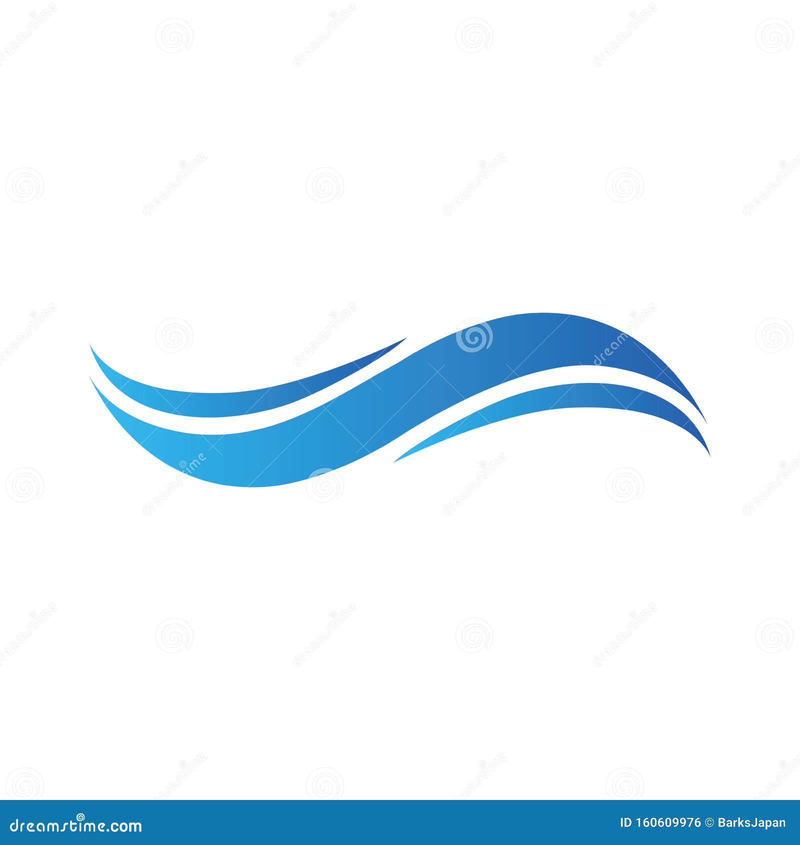 Wave Mark Logo Icon Illustration Stock Vector - Illustration of design ...