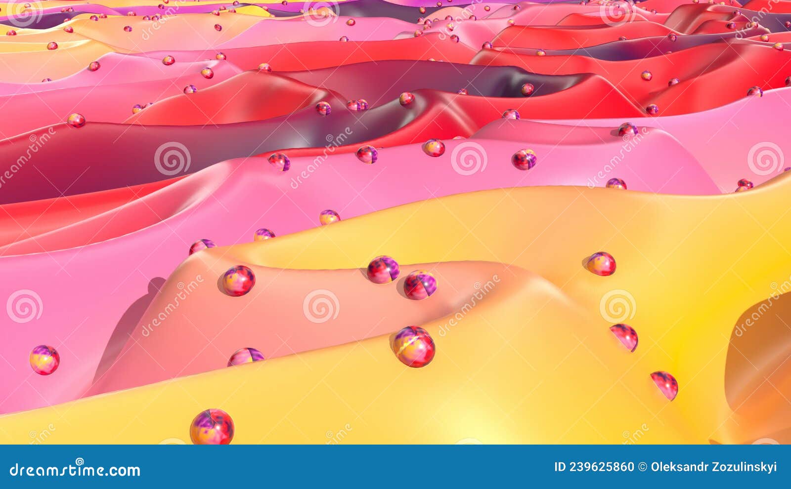 Wave Minimal Motion Graphic in Abstract 3d Style Modern Colorful Bright ...