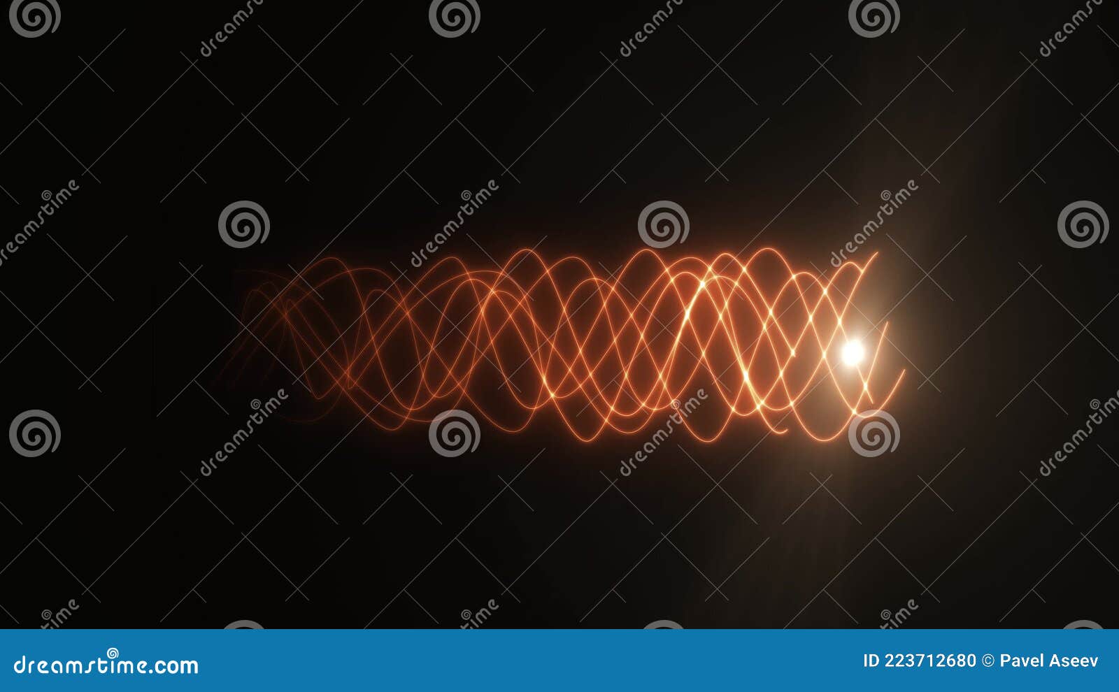 Wave Motion of a Photon of Light in Space Stock Footage - Video of ...