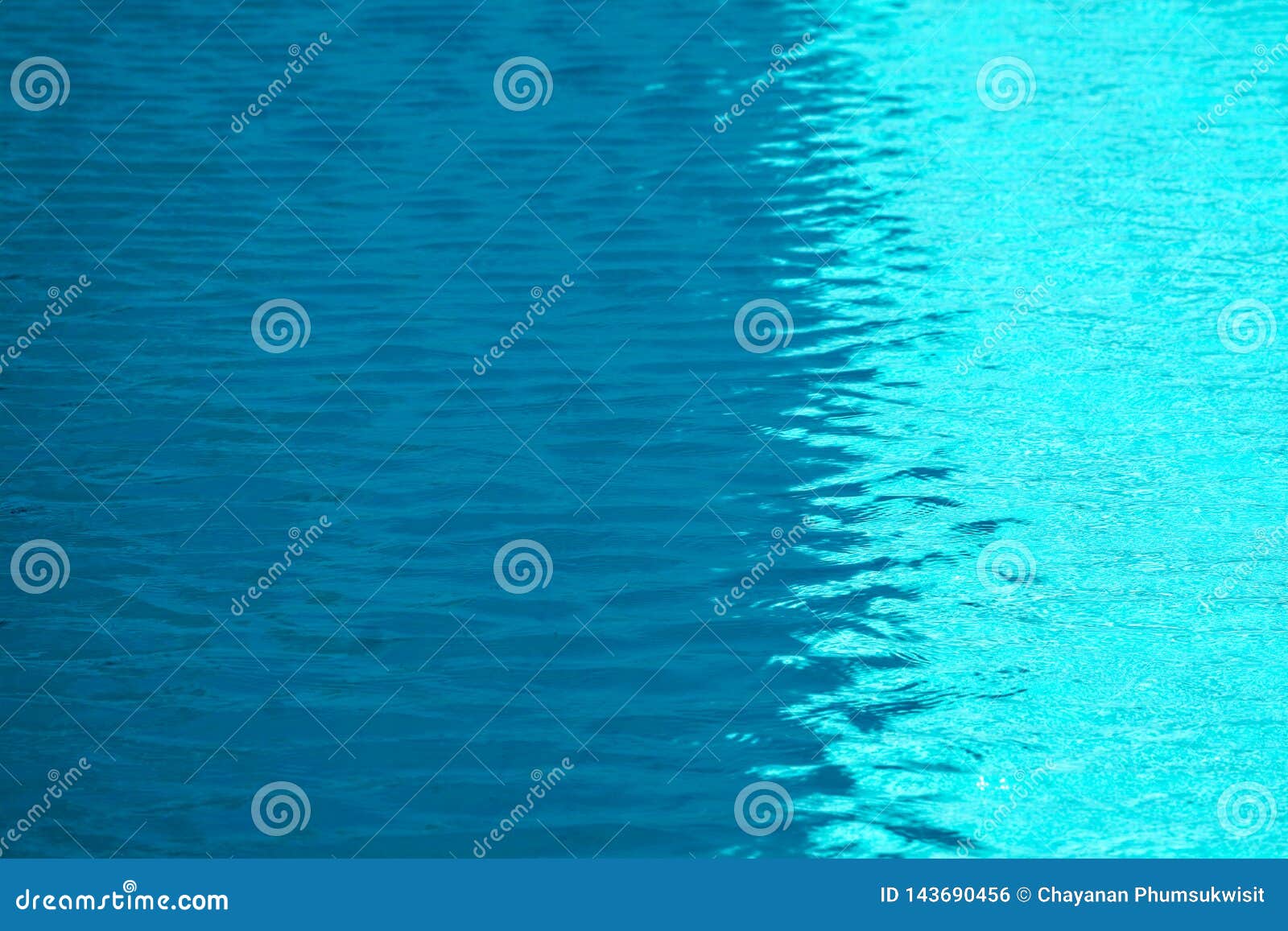 Wave Moving by Wind on Water Surface of Swimming Pool Stock Photo ...