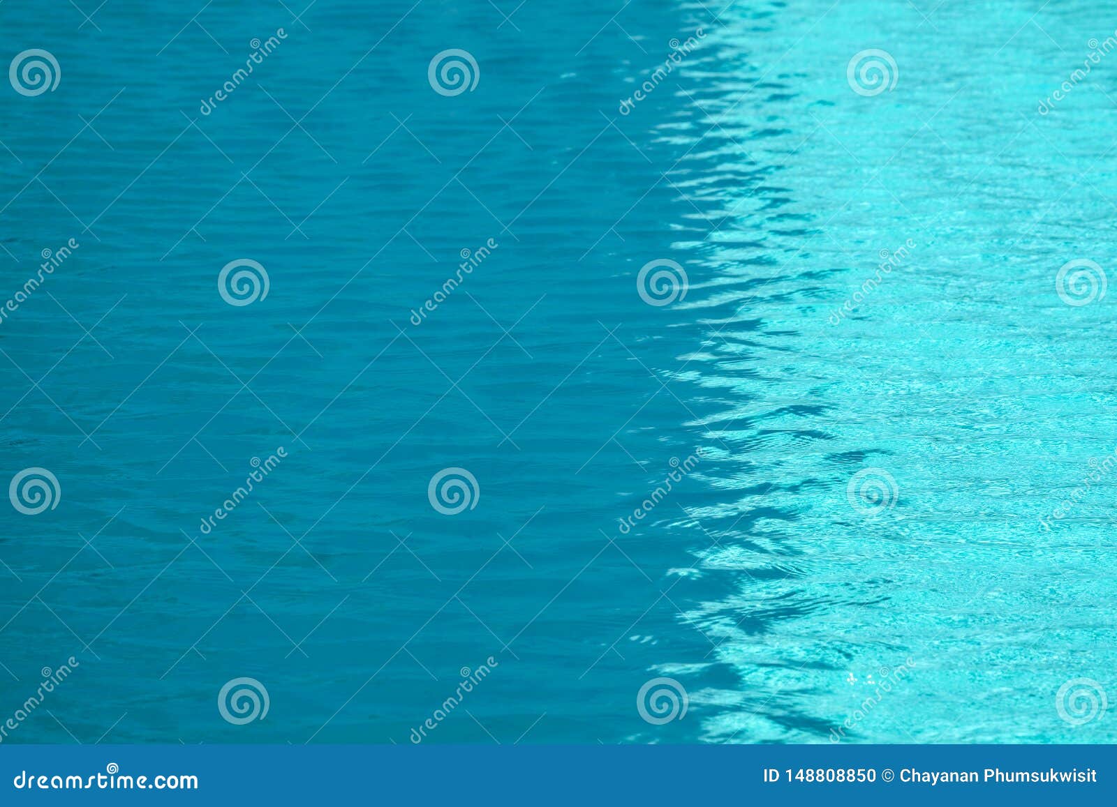 Wave Moving by Wind on Water Surface of Swimming Pool Stock Photo ...