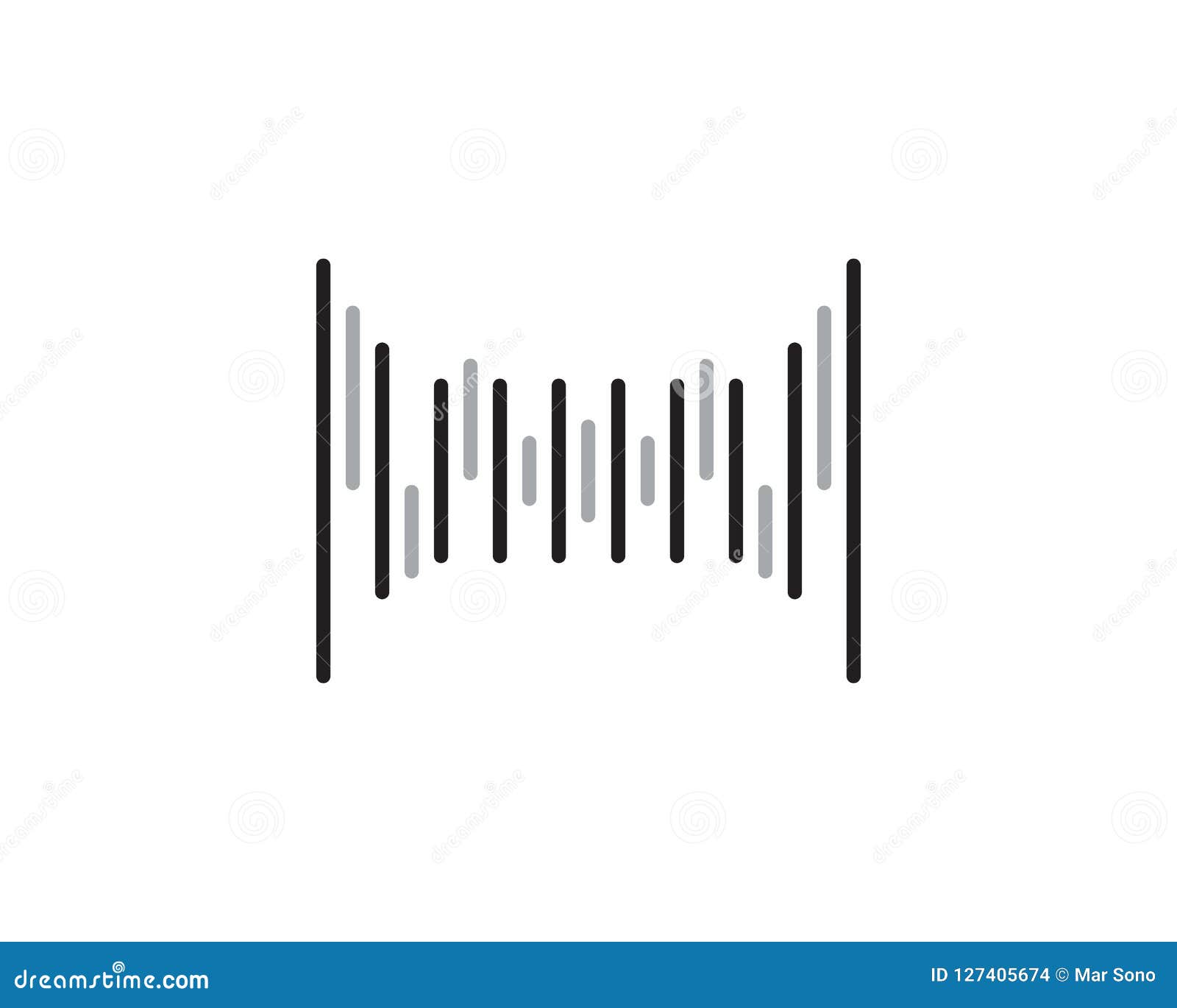 Wave Music Logo and Symbols Stock Vector - Illustration of consulting ...