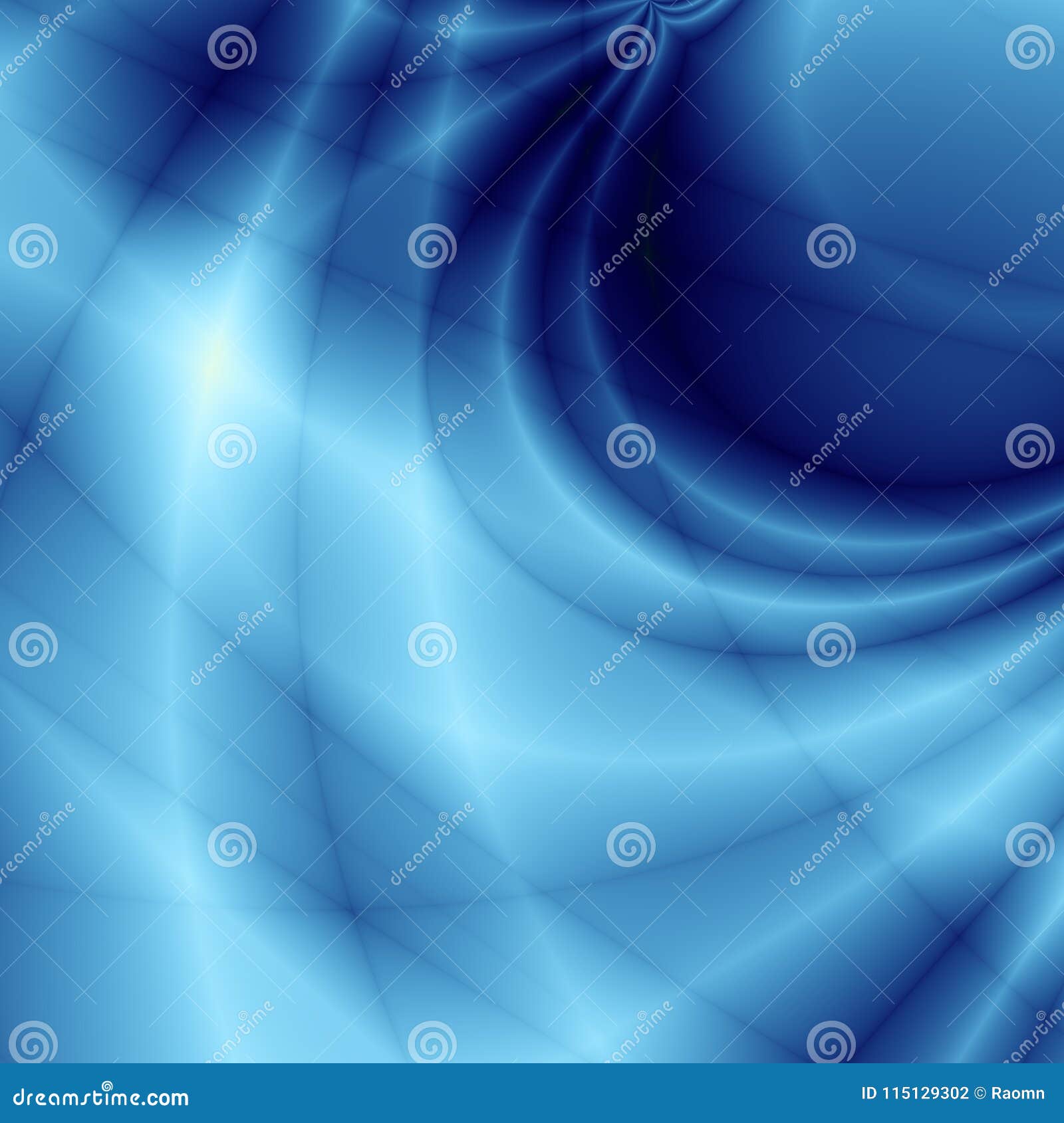 Ocean Wallpaper Blue Template Background Stock Illustration ...