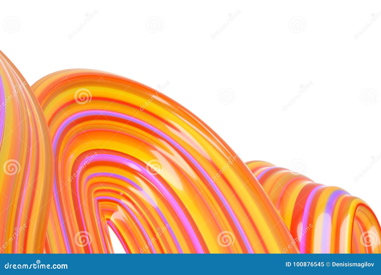 Wave of Orange and Red Candy Stock Illustration - Illustration of ...