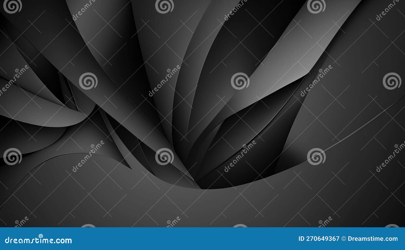 Black Wave Organic Background Wallpaper Stock Illustration ...