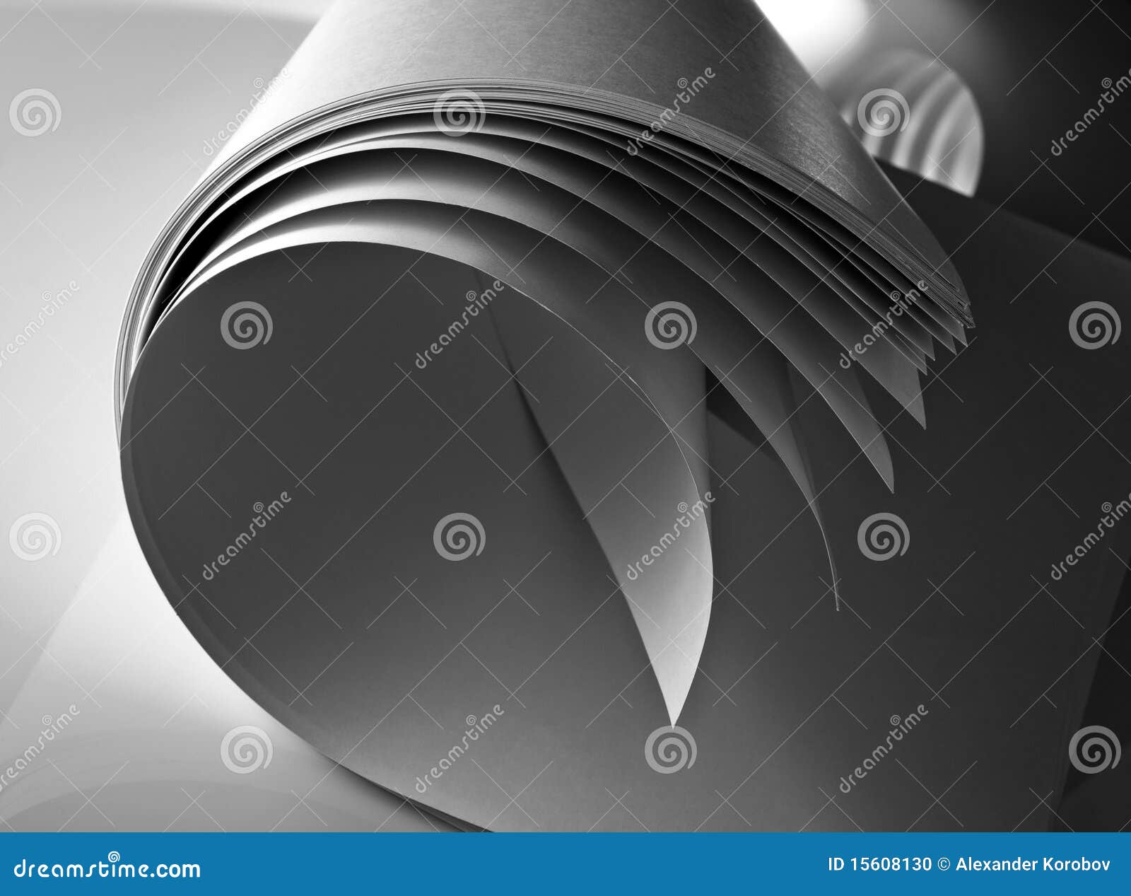 Wave from paper pages stock photo. Image of abstract - 15608130