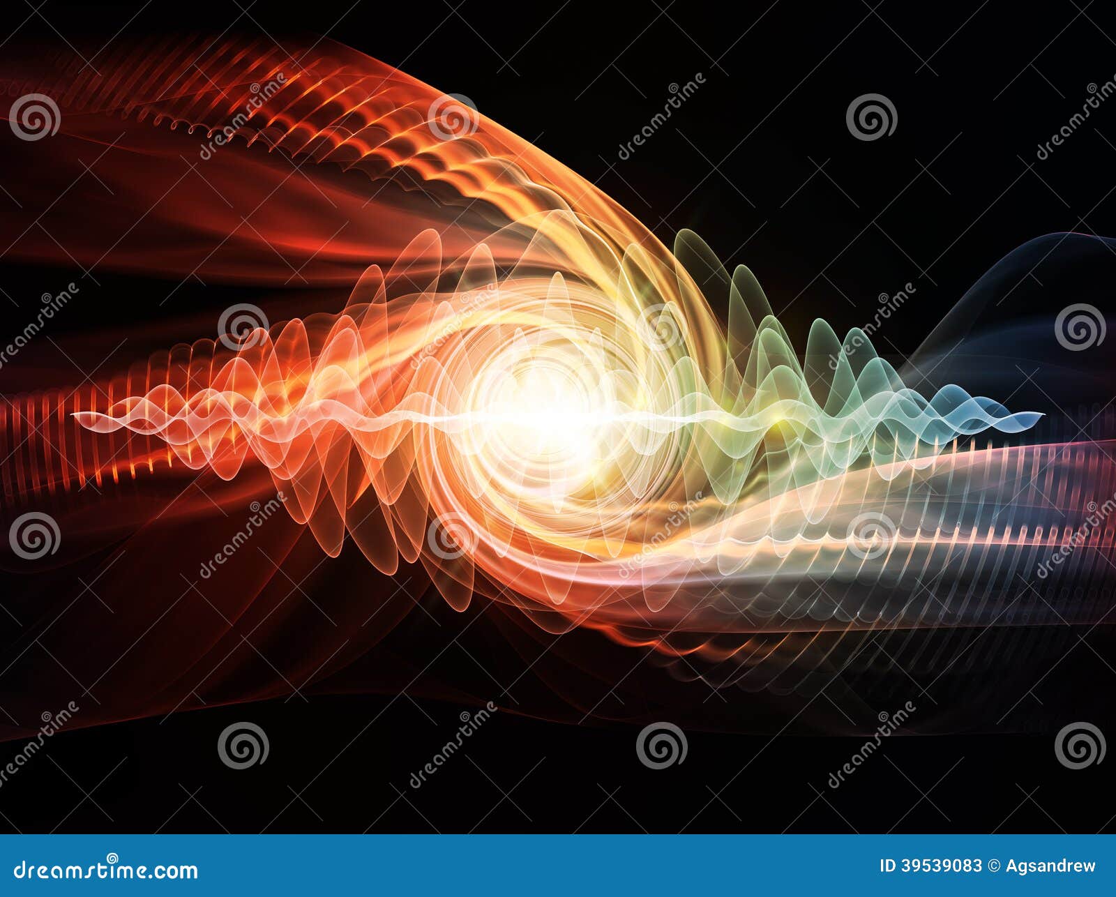Wave Particle stock illustration. Illustration of motion - 39539083
