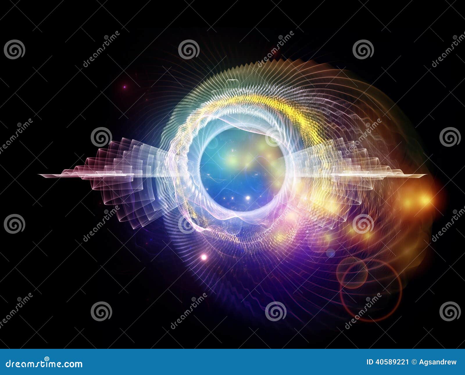 Wave Particle stock illustration. Illustration of composition - 40589221