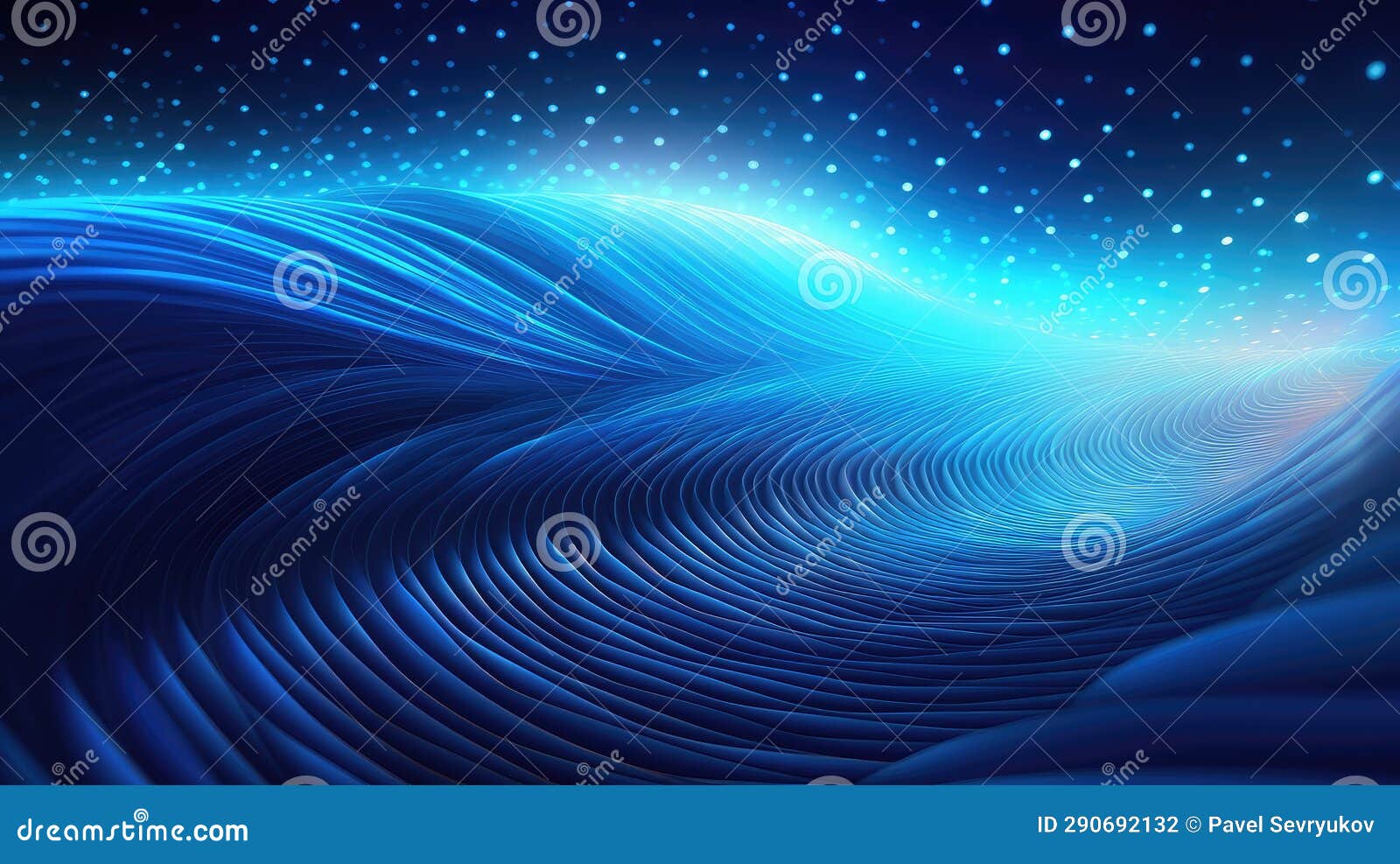 Wave Particle Shockwave Ripples Stock Illustration - Illustration of ...