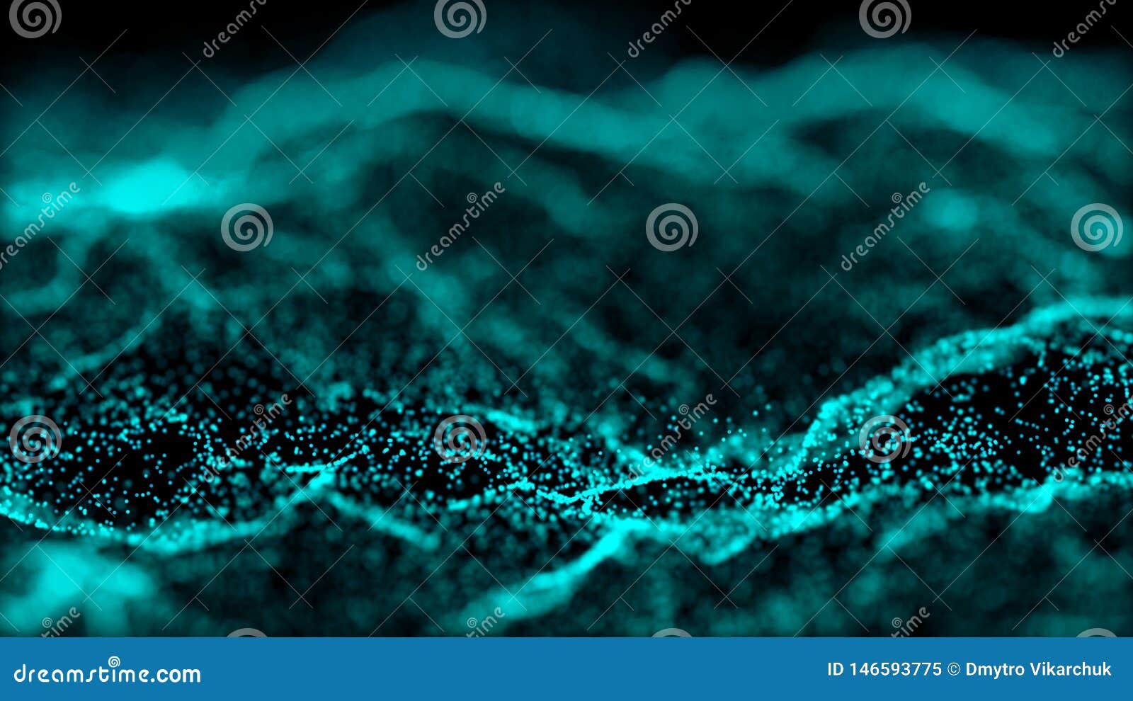 Wave of Particles. Abstract Particle. Data Visualization. Abstract ...