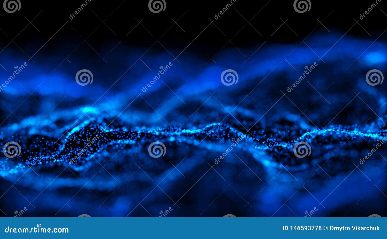 Wave of Particles. Abstract Particle. Data Visualization. Abstract ...