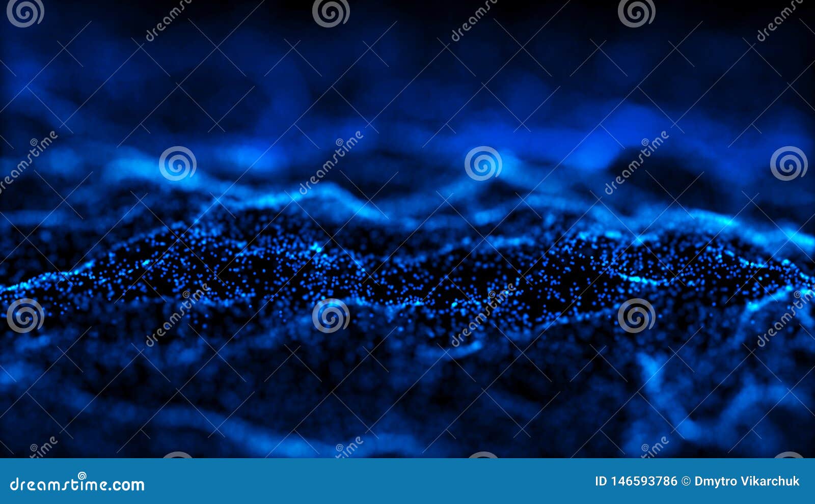 Wave of Particles. Abstract Particle. Data Visualization. Abstract ...