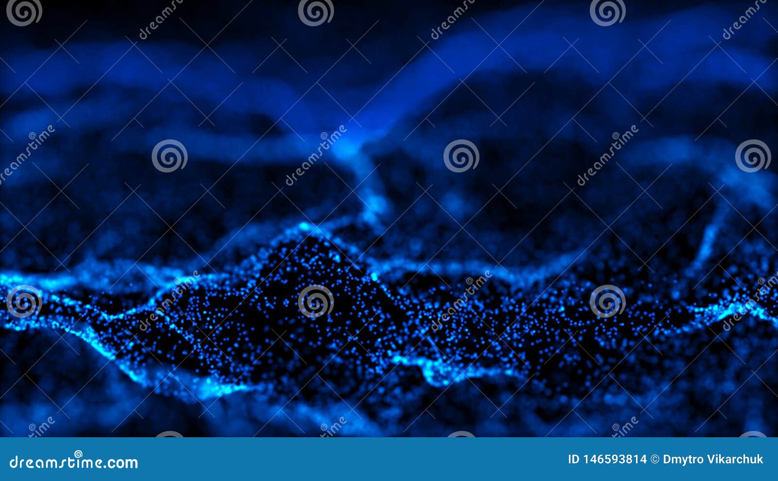 Wave of Particles. Abstract Particle. Data Visualization. Abstract ...