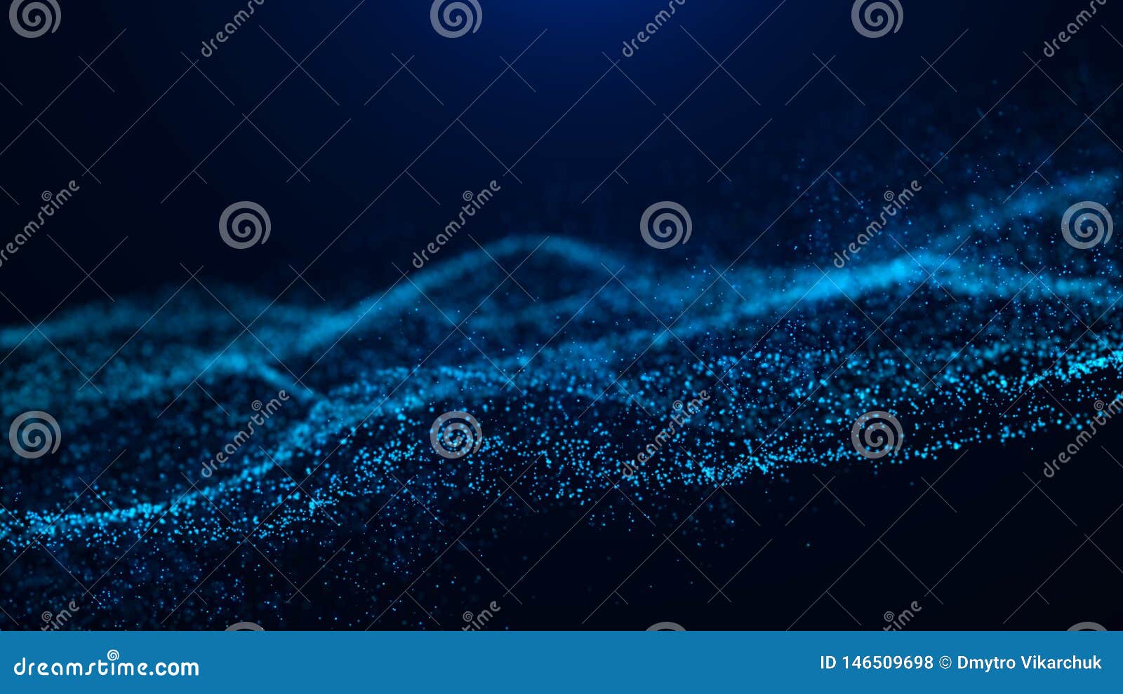Wave Of Particles Abstract Particle Data Visualization Abstract Digital Background 4k