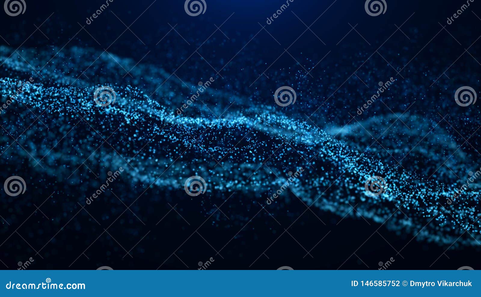 Wave of Particles. Abstract Particle. Data Visualization. Abstract ...