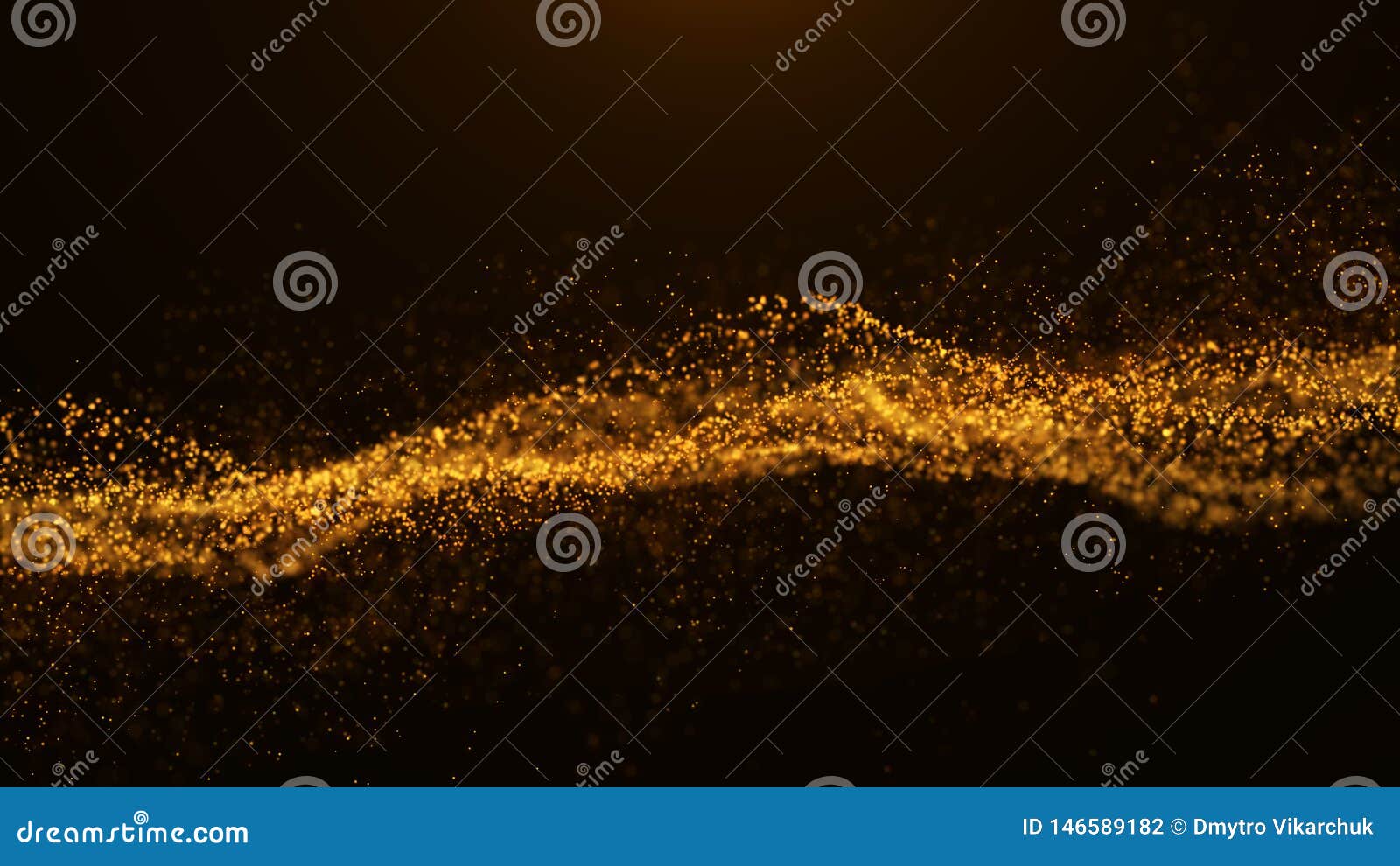 Wave of Particles. Abstract Particle. Data Visualization. Abstract ...