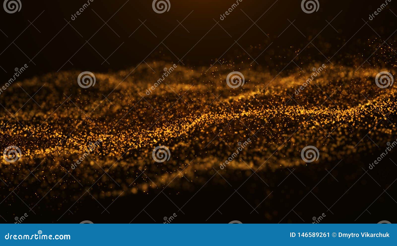 Wave of Particles. Abstract Particle. Data Visualization. Abstract ...
