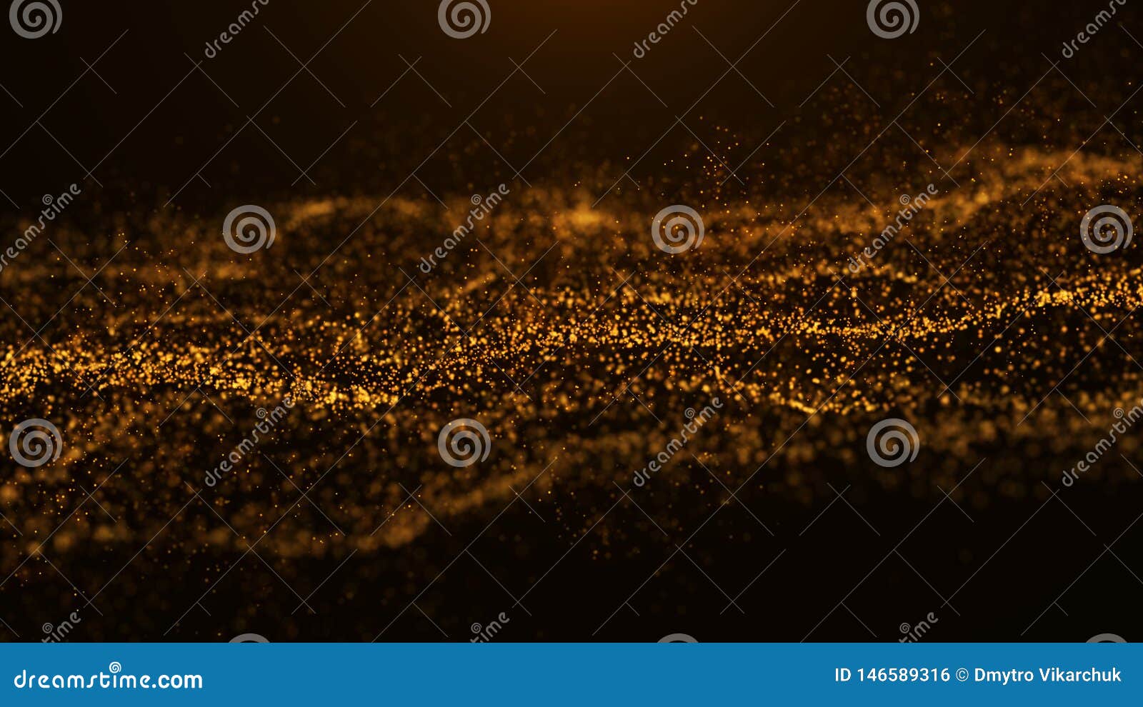 Wave of Particles. Abstract Particle. Data Visualization. Abstract ...