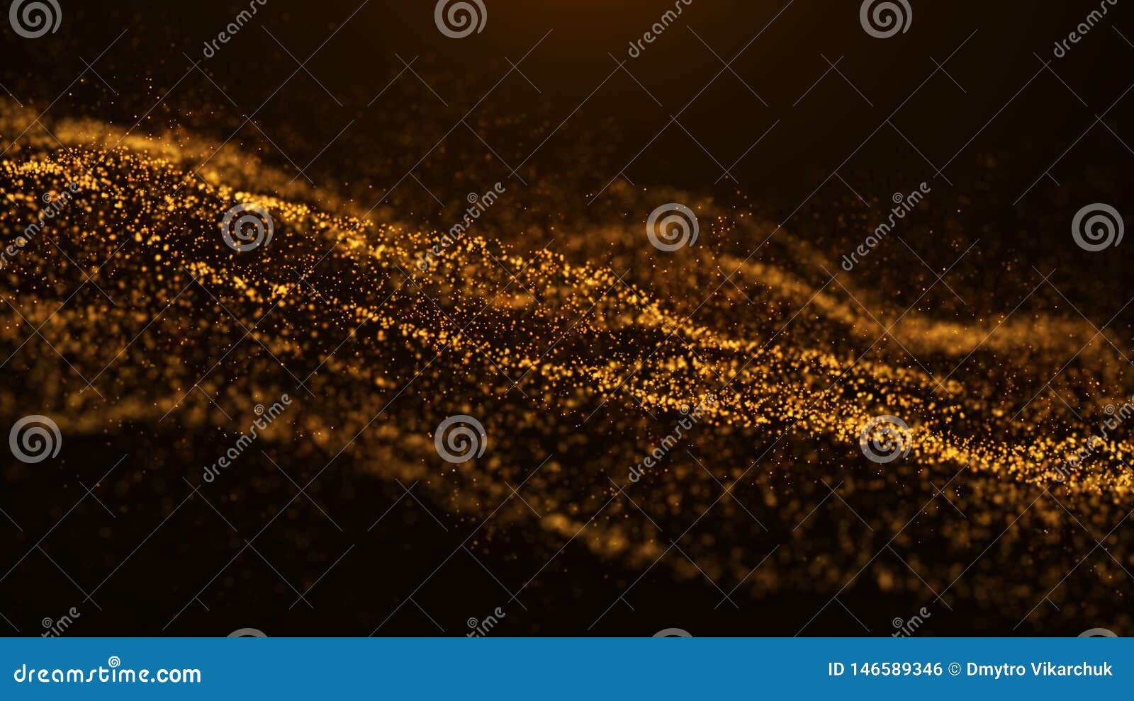 Wave of Particles. Abstract Particle. Data Visualization. Abstract ...