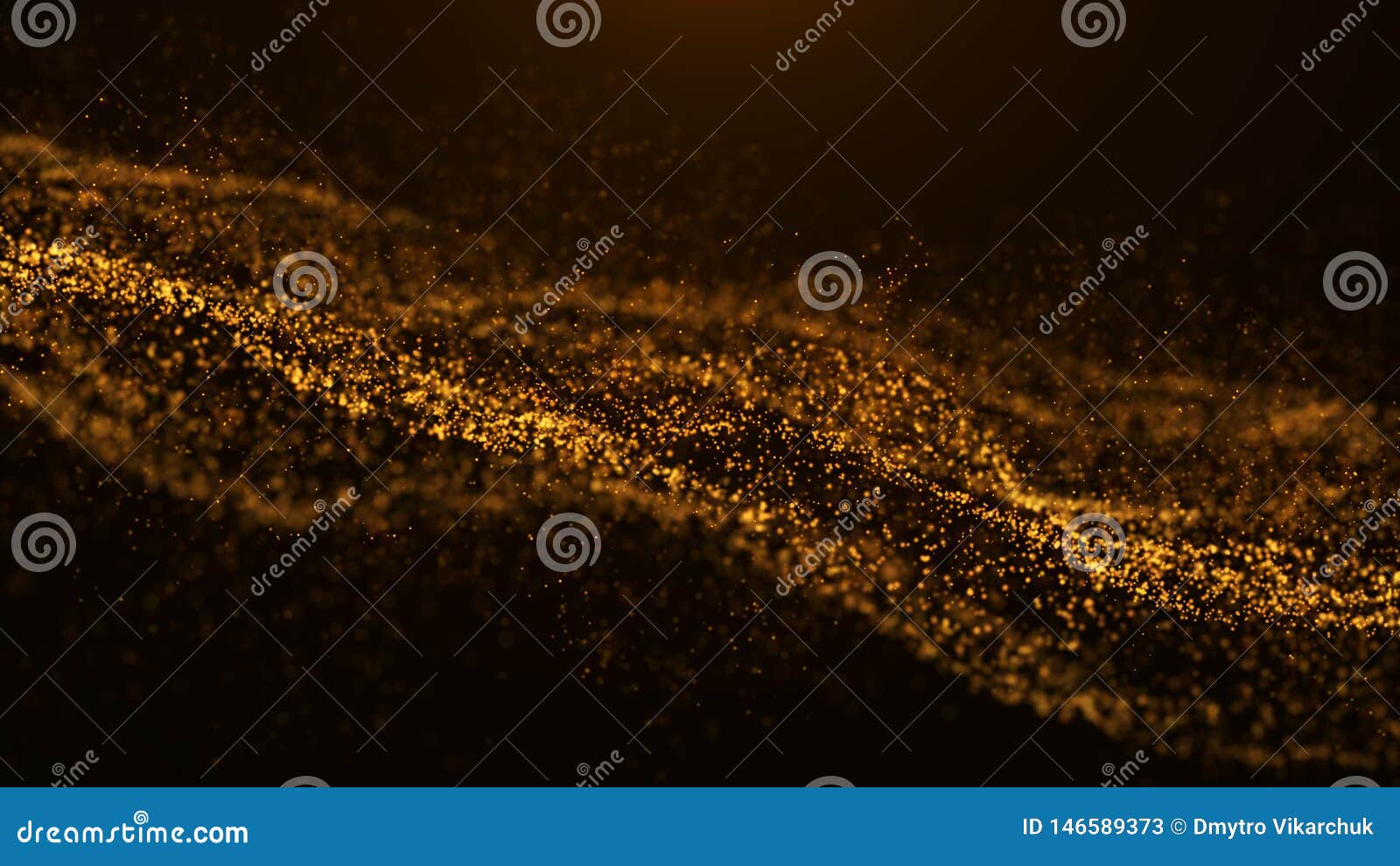 Wave of Particles. Abstract Particle. Data Visualization. Abstract ...