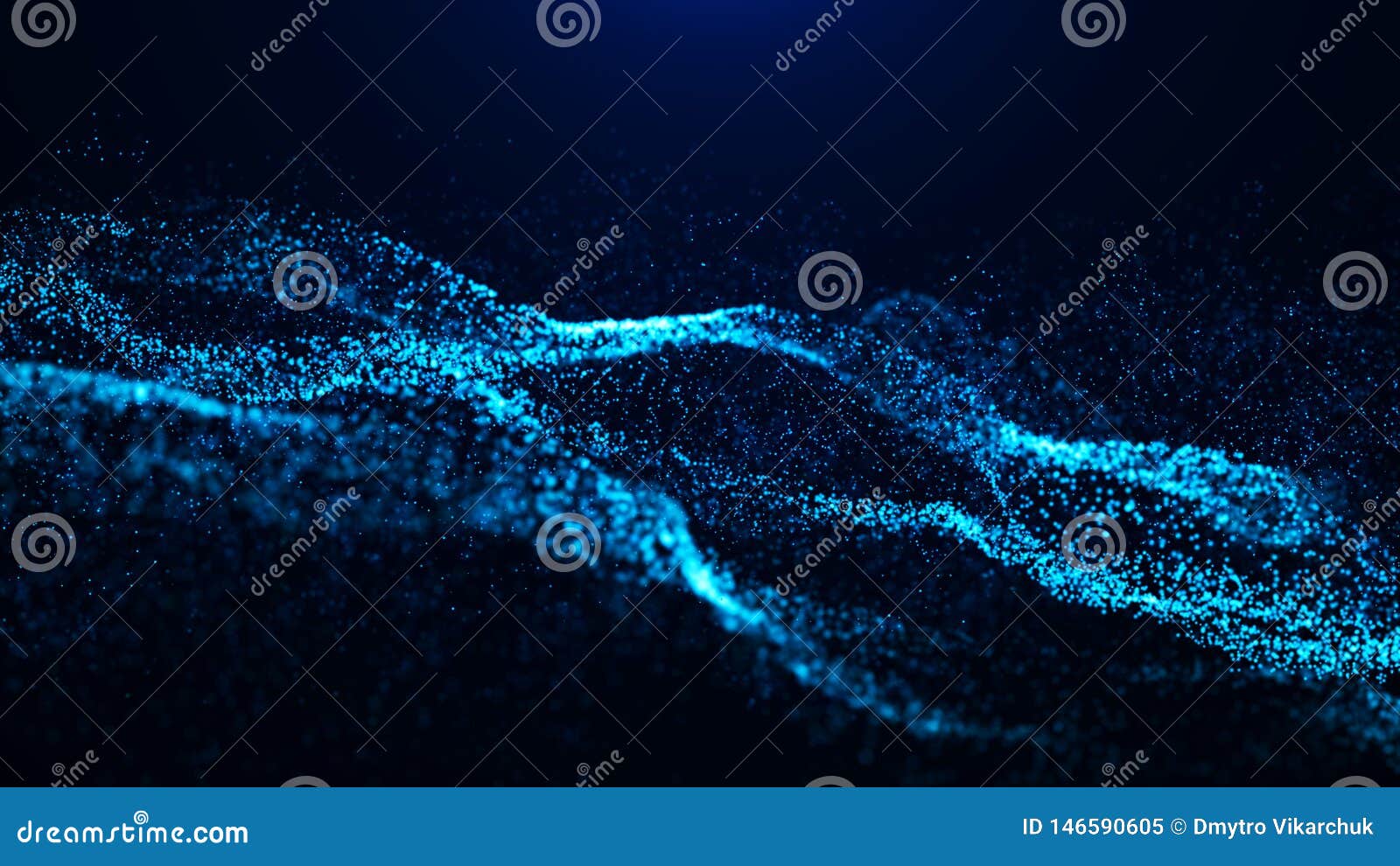 Wave Of Particles Abstract Particle Data Visualization Abstract Digital Background 4k