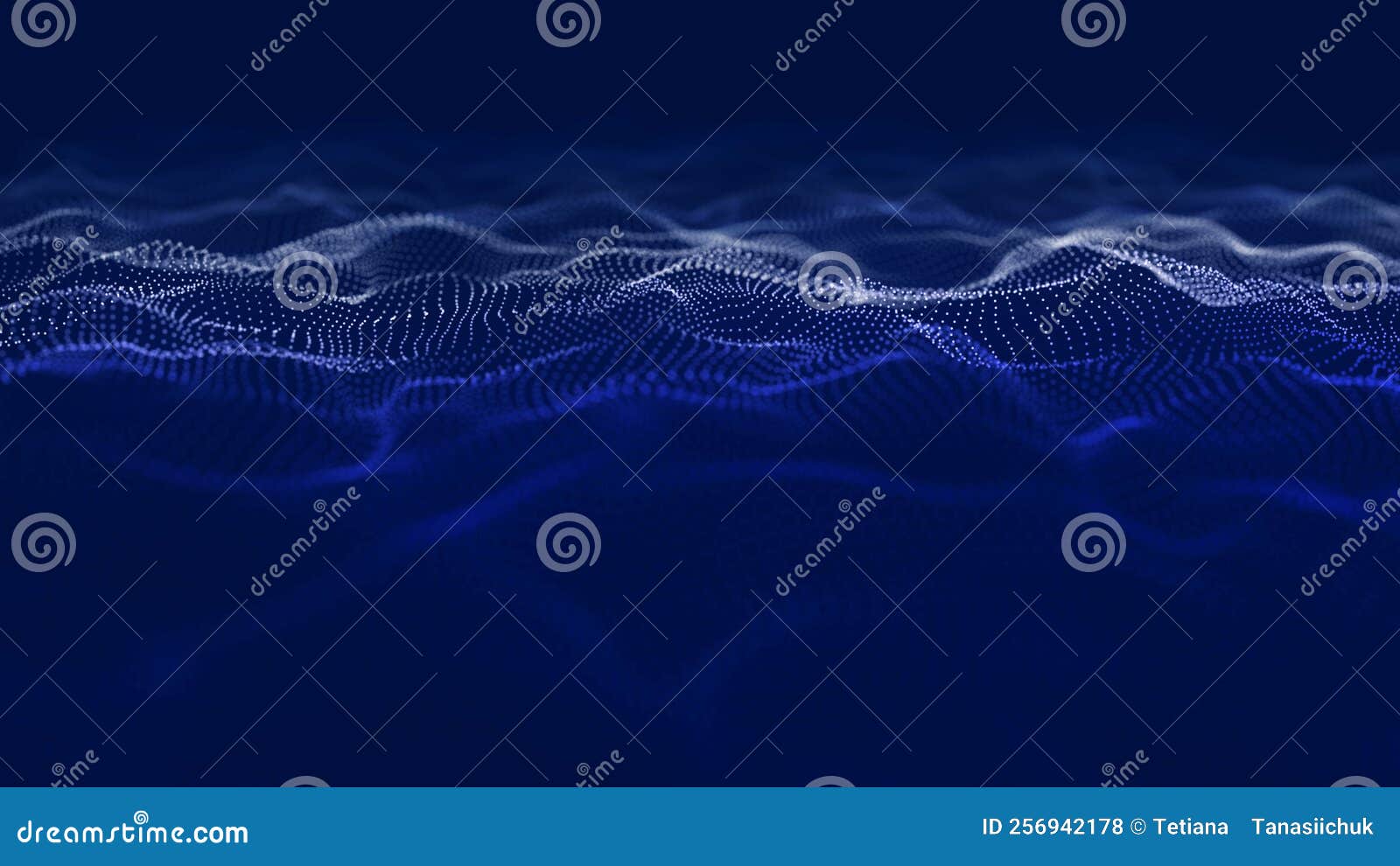 Wave of Particles. Futuristic Dots Pattern on Dark Background. Big Data ... Wave of Particles. Futuristic Dots Pattern on Dark Background. Big Data ...